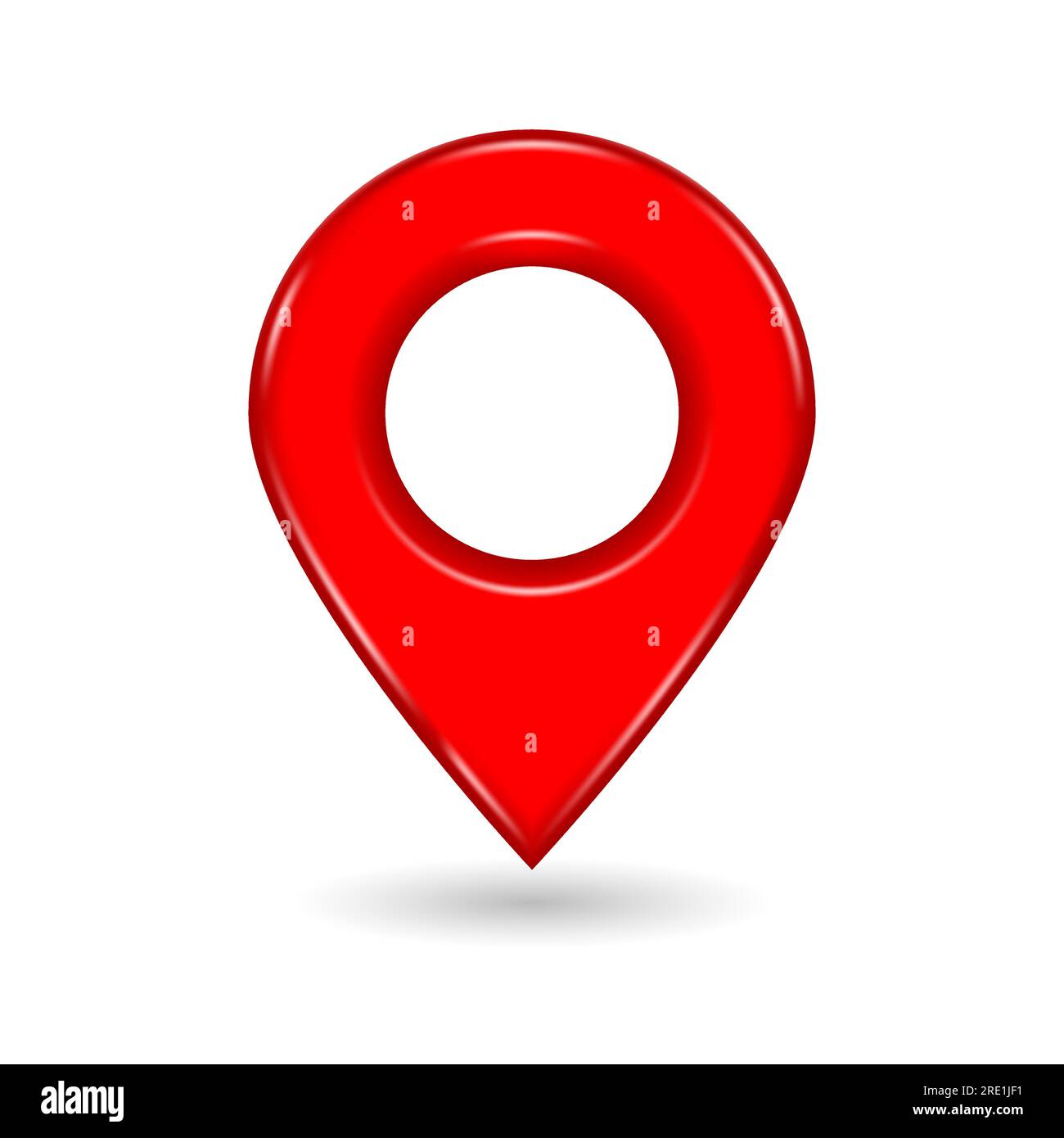 Icona localizzazione rossa immagini e fotografie stock ad alta ...