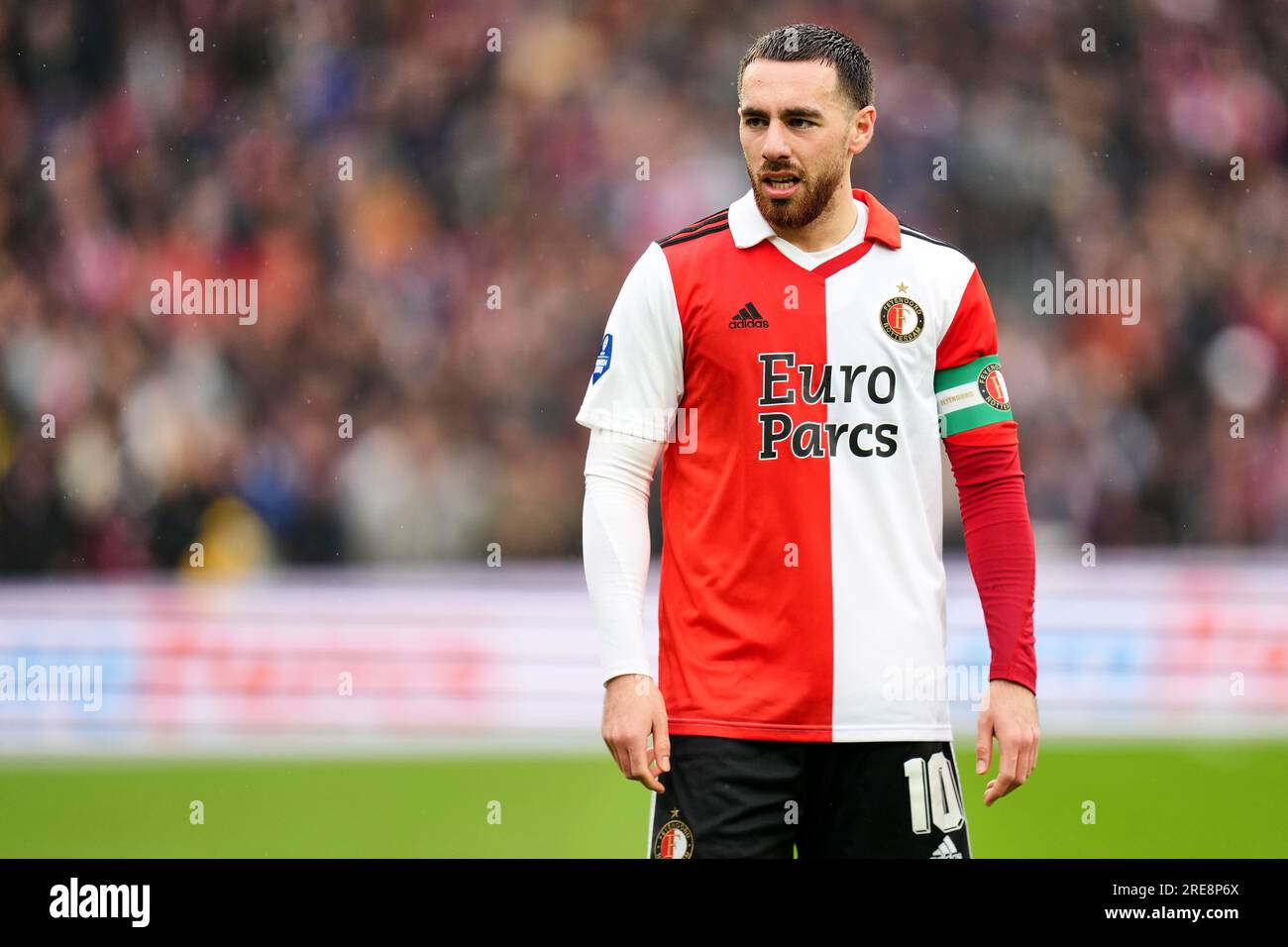 Rotterdam - Orkun Kokcu del Feyenoord durante la partita tra Feyenoord e FC Utrecht allo Stadion ...