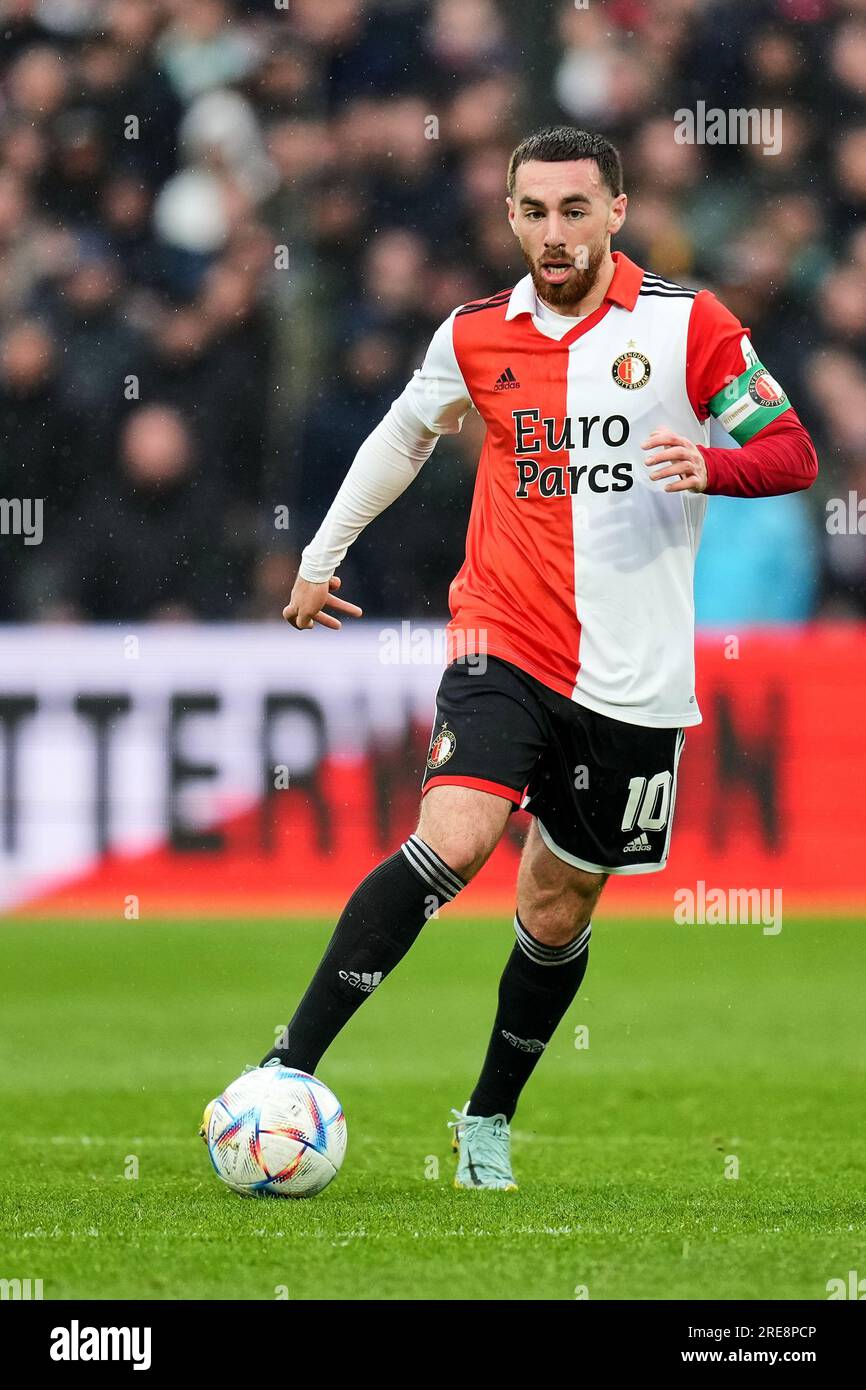 Rotterdam - Orkun Kokcu del Feyenoord durante la partita tra Feyenoord e FC Utrecht allo Stadion ...