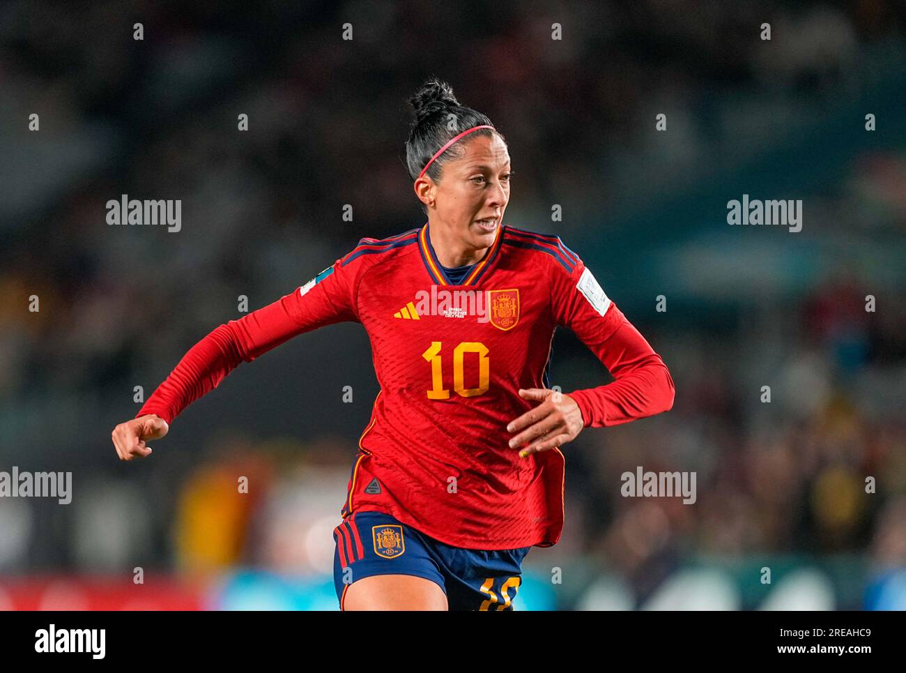 Luglio 26 2023: Jennifer Hermoso (Spagna) guarda durante una partita ...