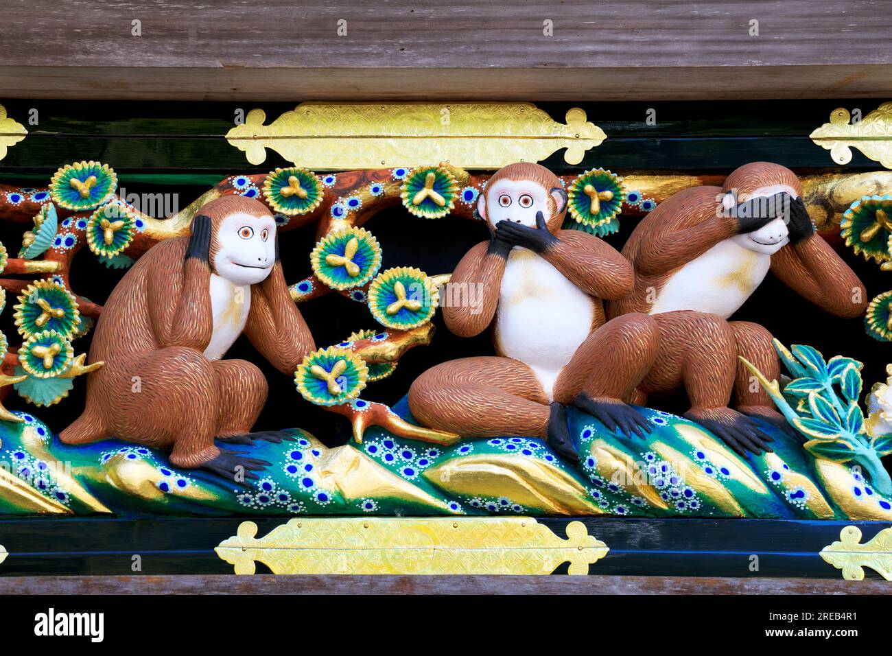 Scimmie del santuario di toshogu immagini e fotografie stock ad alta ...