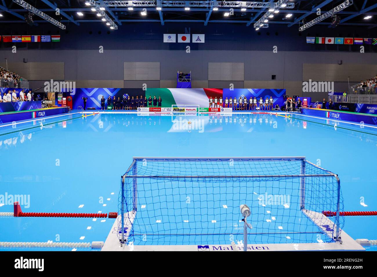 FUKUOKA, GIAPPONE - LUGLIO 29: Allinea Francia e Italia con Hugo ...