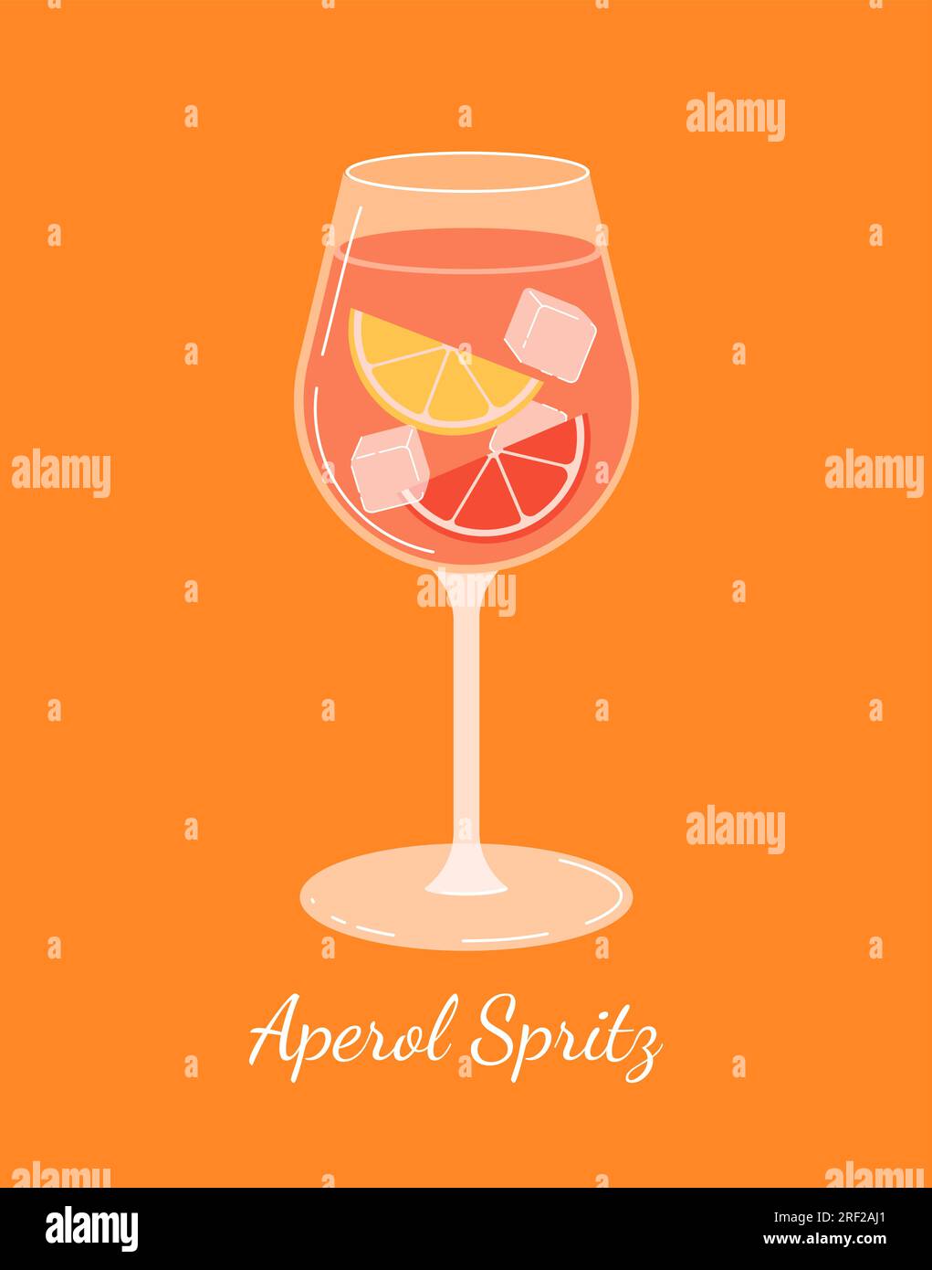 Aperol spritz vintage Immagini Vettoriali Stock - Alamy