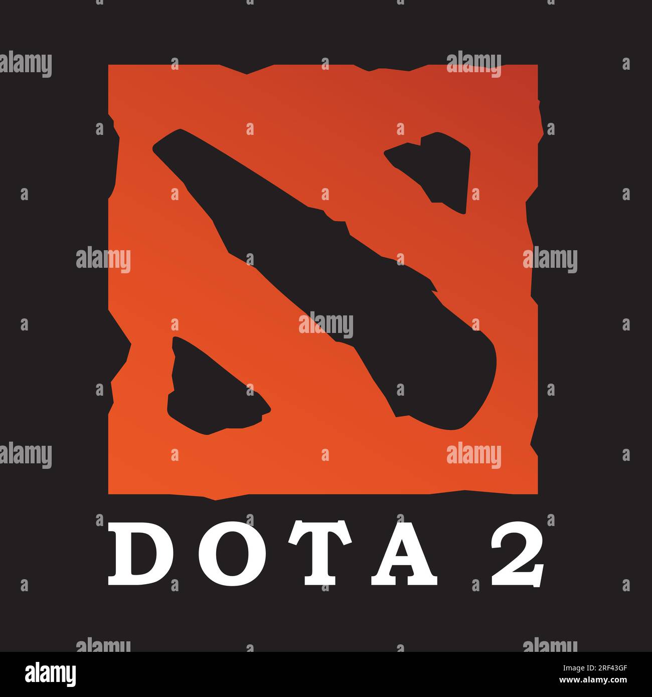 Logo dota2 Immagini Vettoriali Stock - Alamy