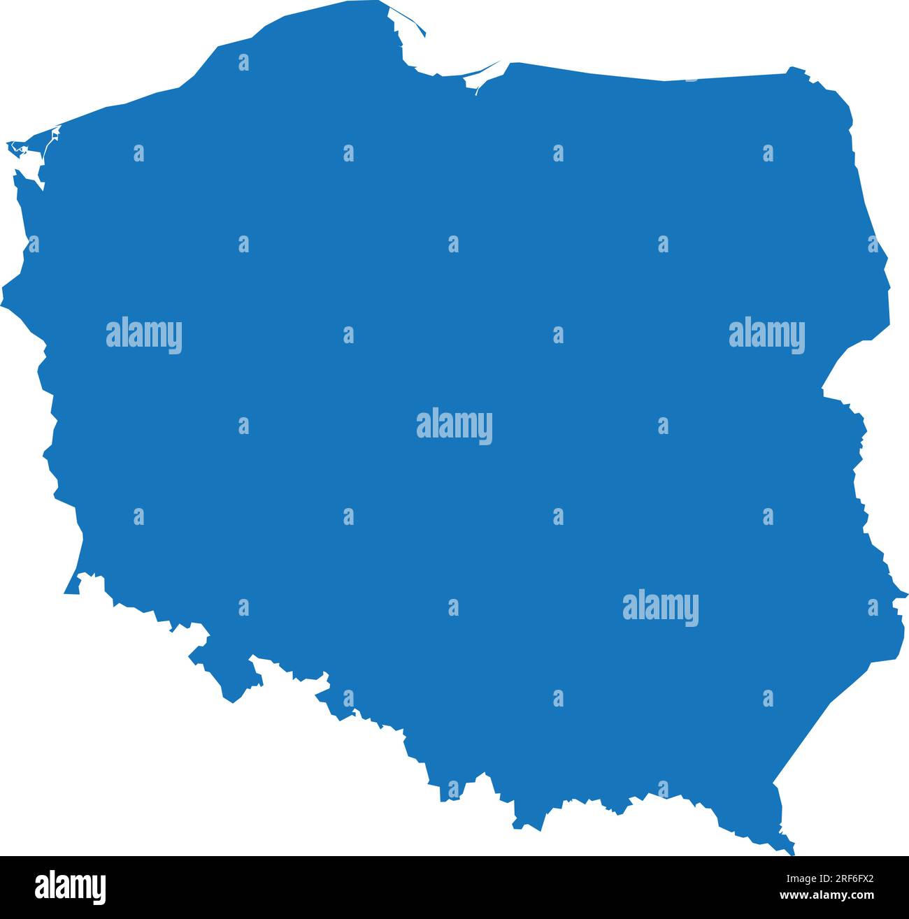 Polonia mappa fisica Immagini Vettoriali Stock - Alamy