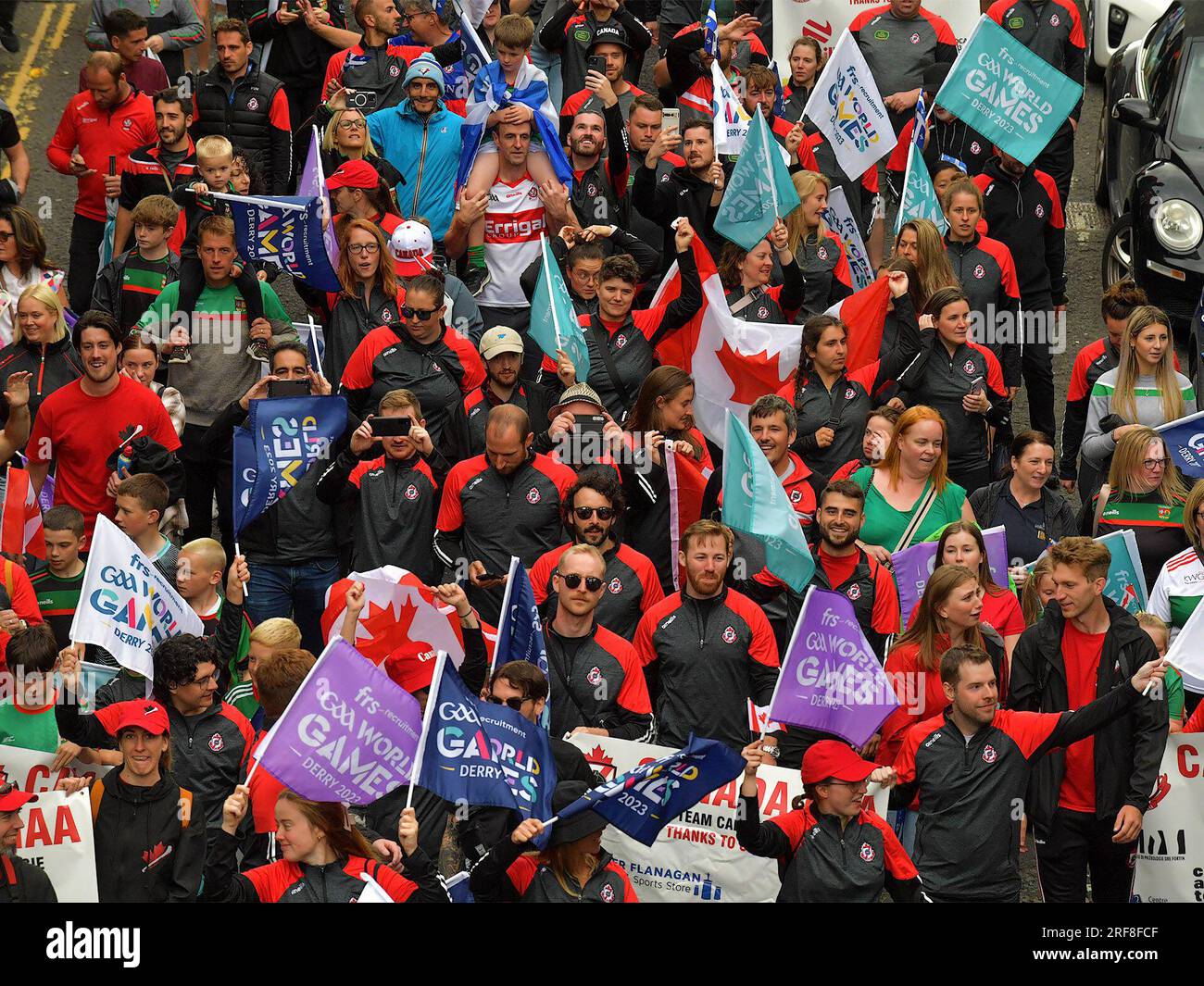Squadre canadesi che gareggiano nei GAA World Games 2023 prendono parte ...