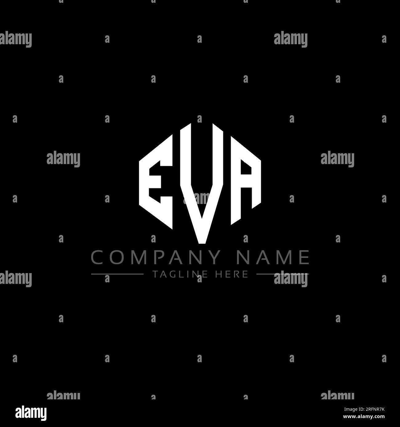 Disegno del logo eva Immagini Vettoriali Stock - Alamy