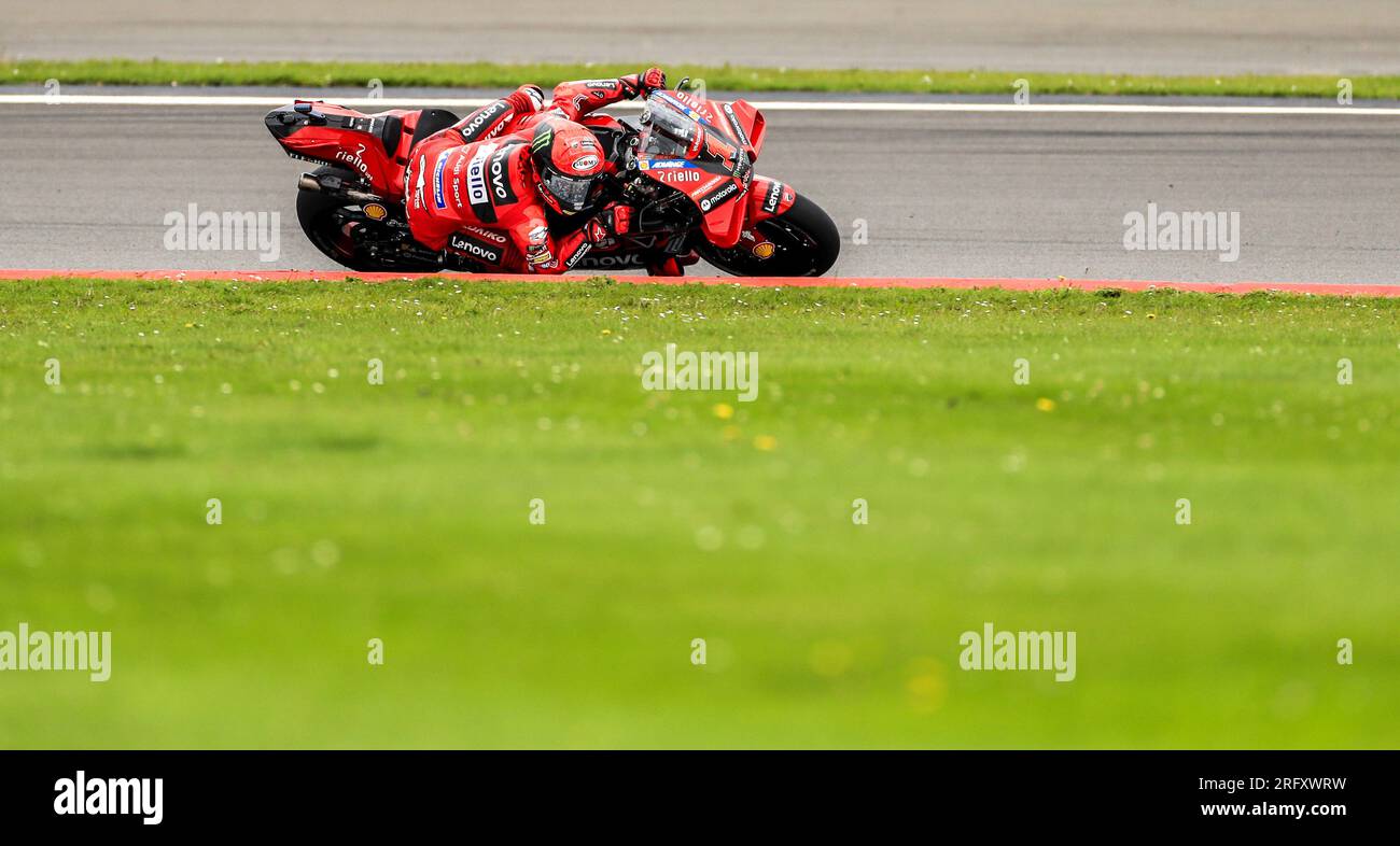 Francesco Bagnaia di Ducati Lenovo durante il Monster Energy British ...