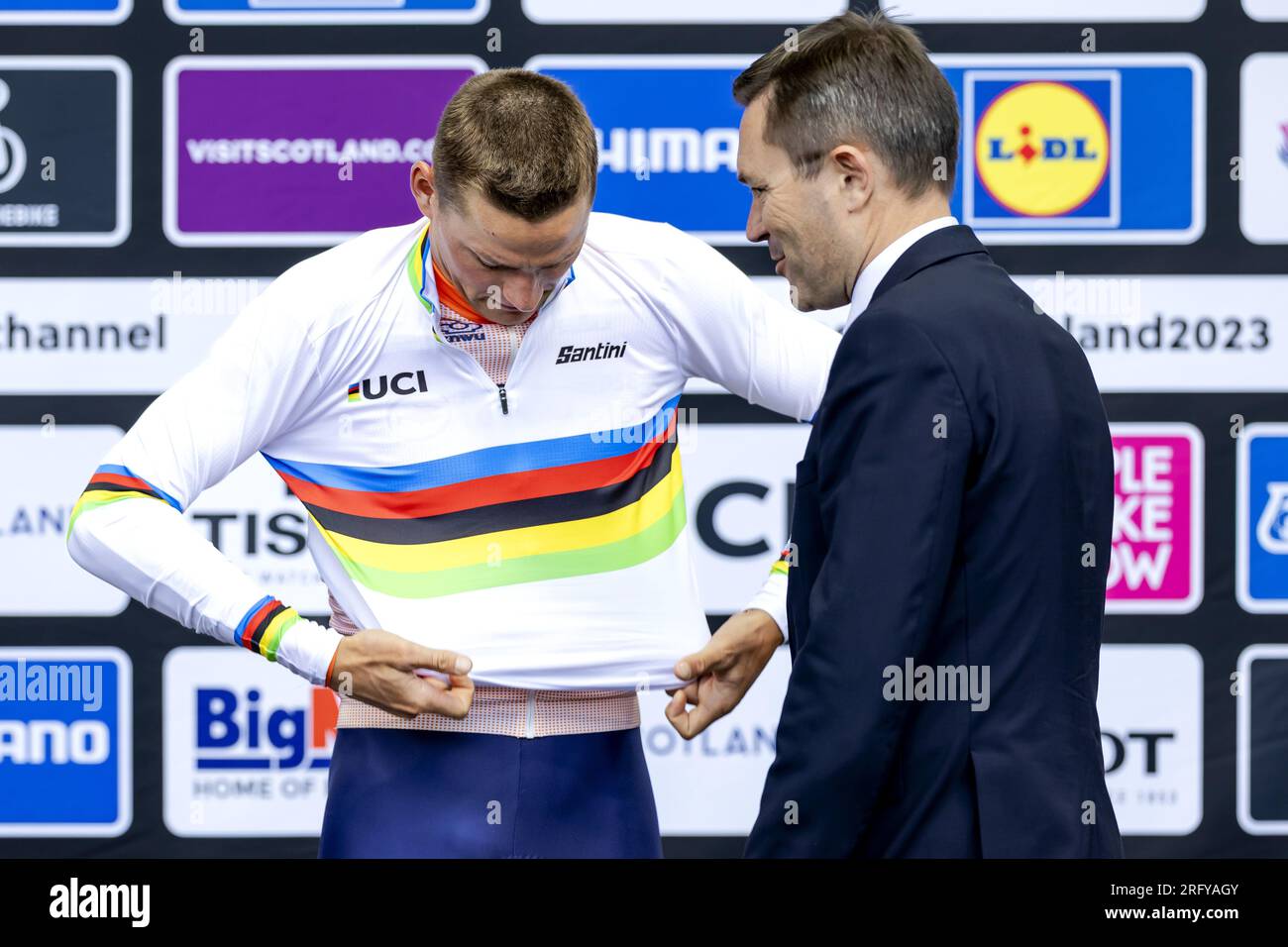 GLASGOW - Mathieu van der Poel mette sul podio la maglia dell ...