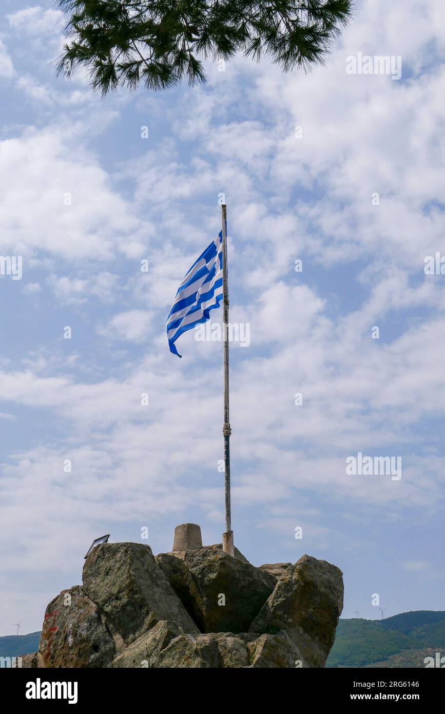 Bandiera della grecia e il simbolo immagini e fotografie stock ad alta ...