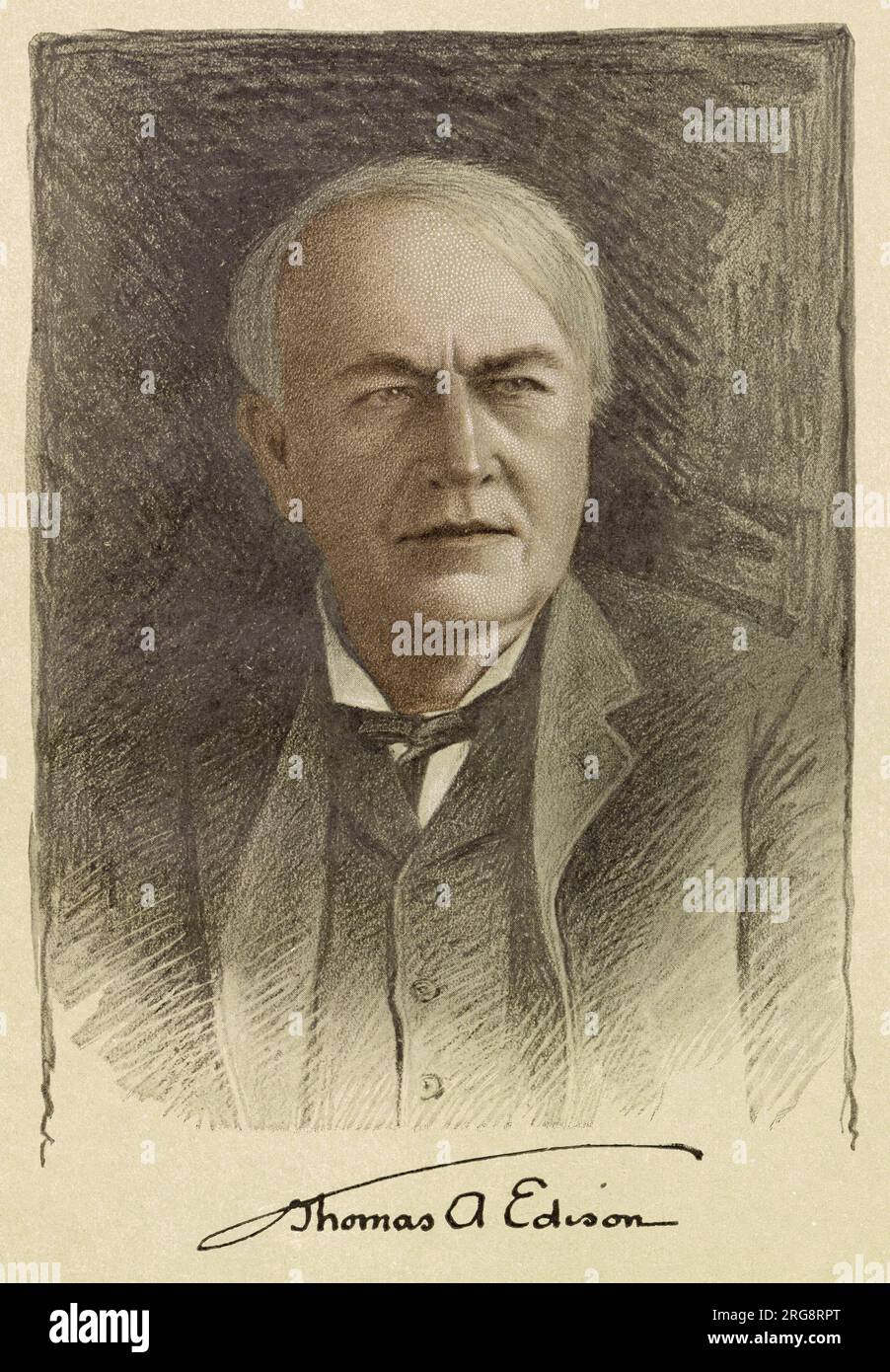 Thomas alva edison 1847 1931 inventore americano immagini e fotografie ...