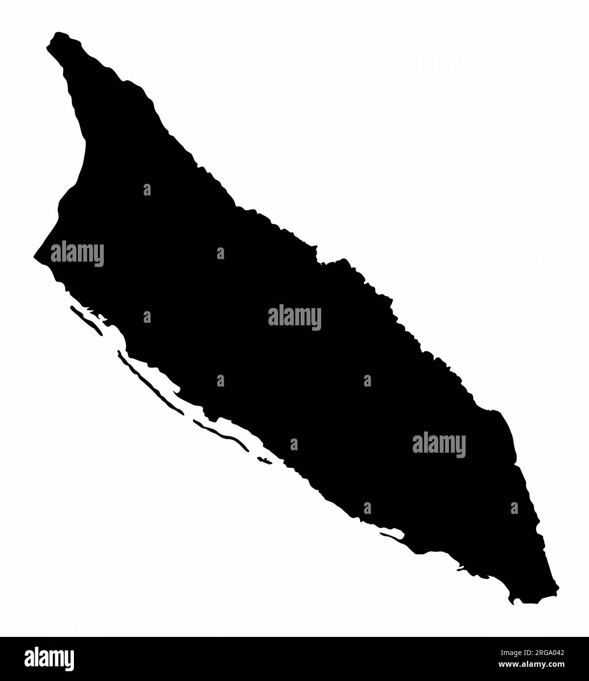 Mappa dell'isola di aruba Foto e Immagini Stock in Bianco e Nero - Alamy