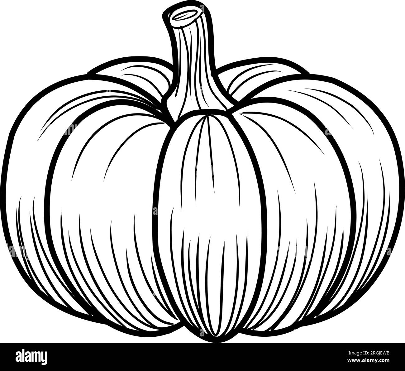 Pagina da colorare.zucca.Autunno halloween giorno del Ringraziamento ...