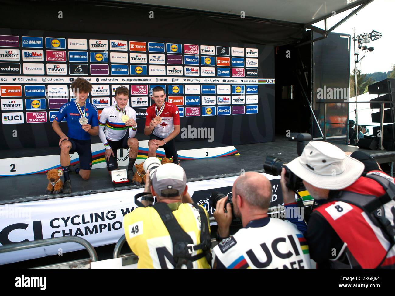 Elian Paccagnella, argento, Albert Philipsen danese, oro e Ian Ackert ...