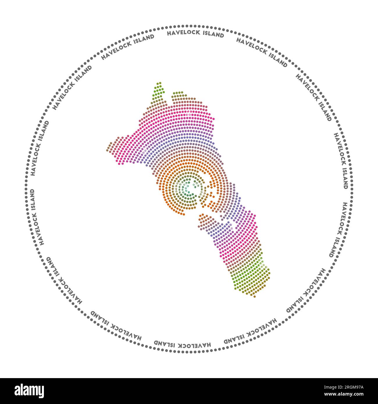 Mappa dell'isola di havelock immagini e fotografie stock ad alta ...