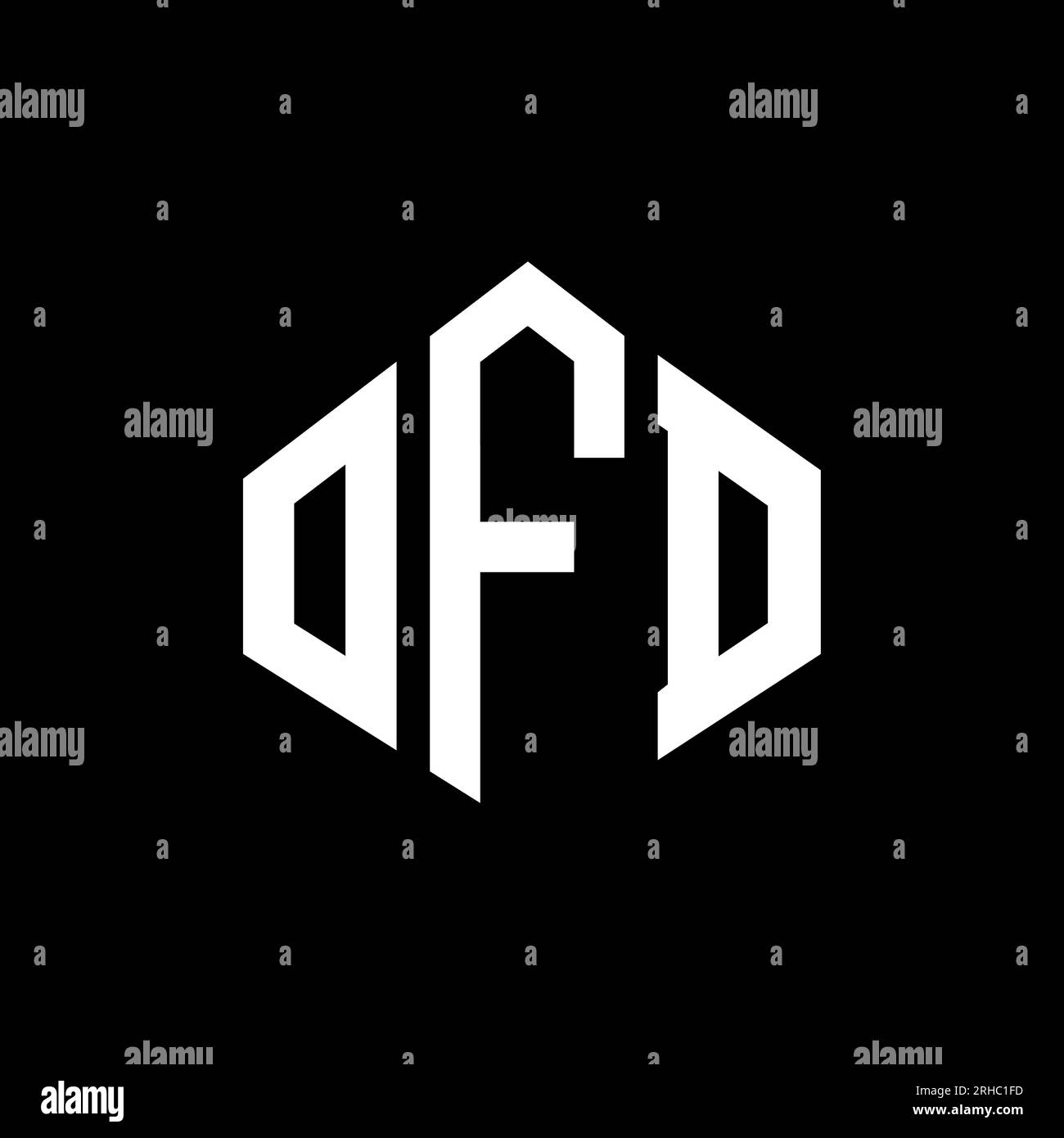 Logo ofd Foto e Immagini Stock in Bianco e Nero - Alamy
