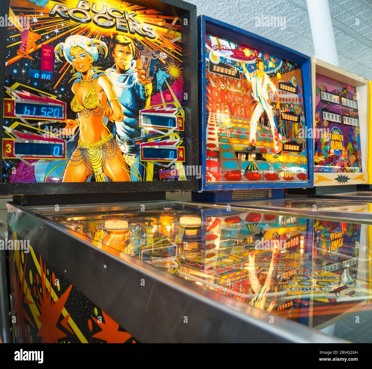 Pinball de los 70 immagini e fotografie stock ad alta risoluzione - Alamy