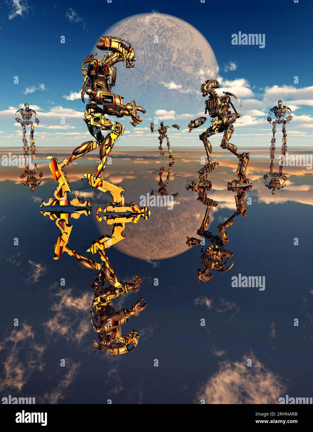 Intelligence artificielle robots immagini e fotografie stock ad alta ...