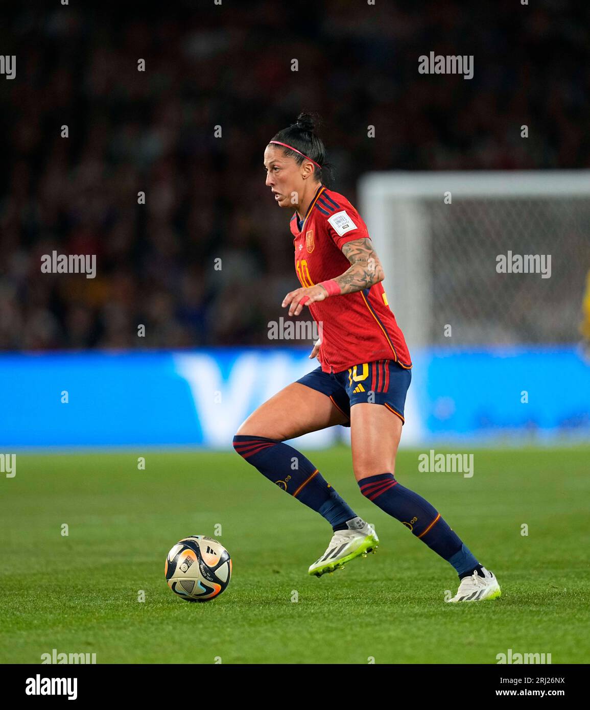 20 agosto 2023: Jennifer Hermoso (Spagna) controlla la palla durante ...