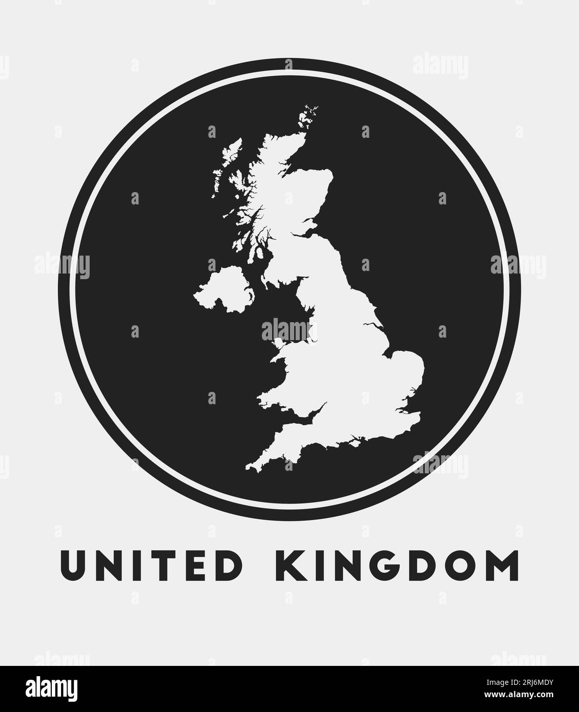 Mappa fisica delle isole britanniche Foto e Immagini Stock in Bianco e ...