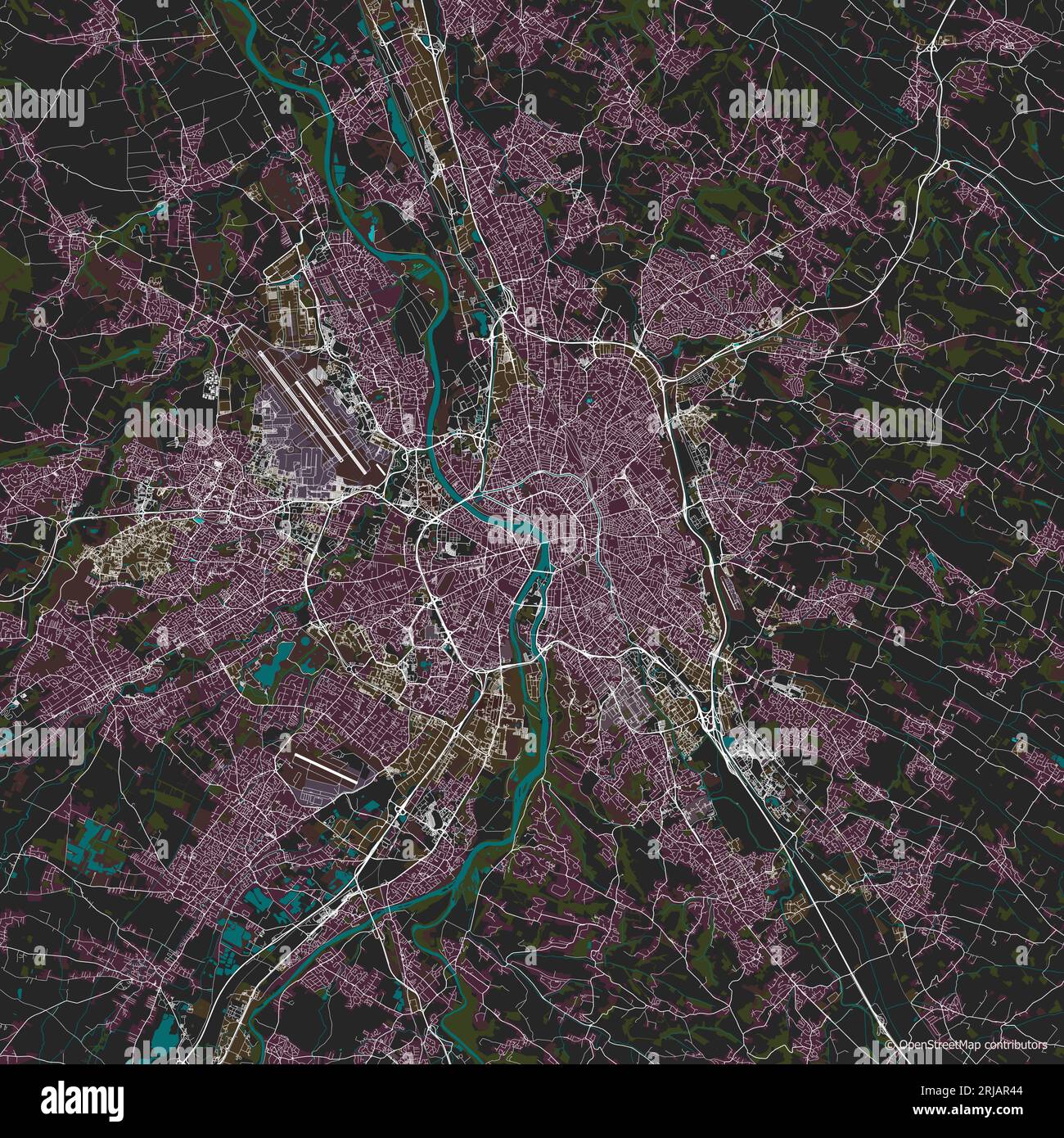 Mappa di tolosa immagini e fotografie stock ad alta risoluzione - Alamy