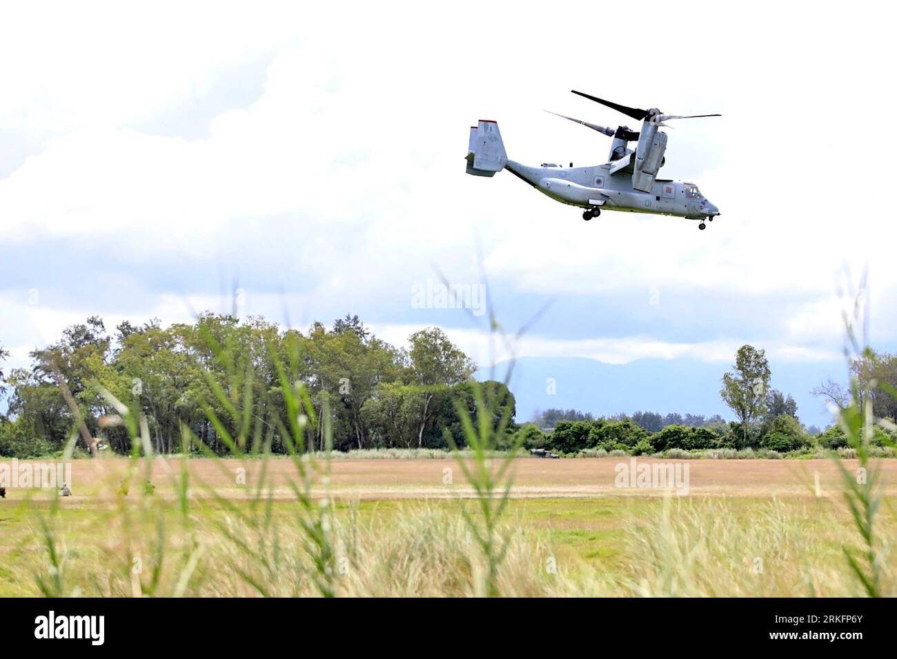 This photo released by the Philippine DND Defense Communications ...