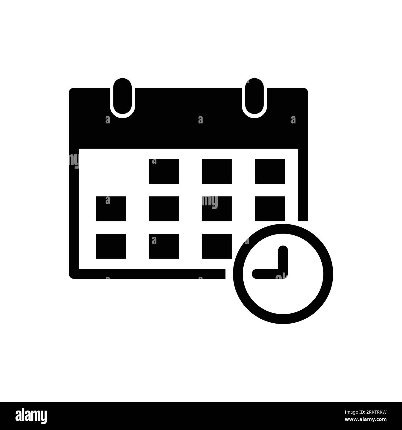Segno di spunta del calendario Foto e Immagini Stock in Bianco e Nero ...