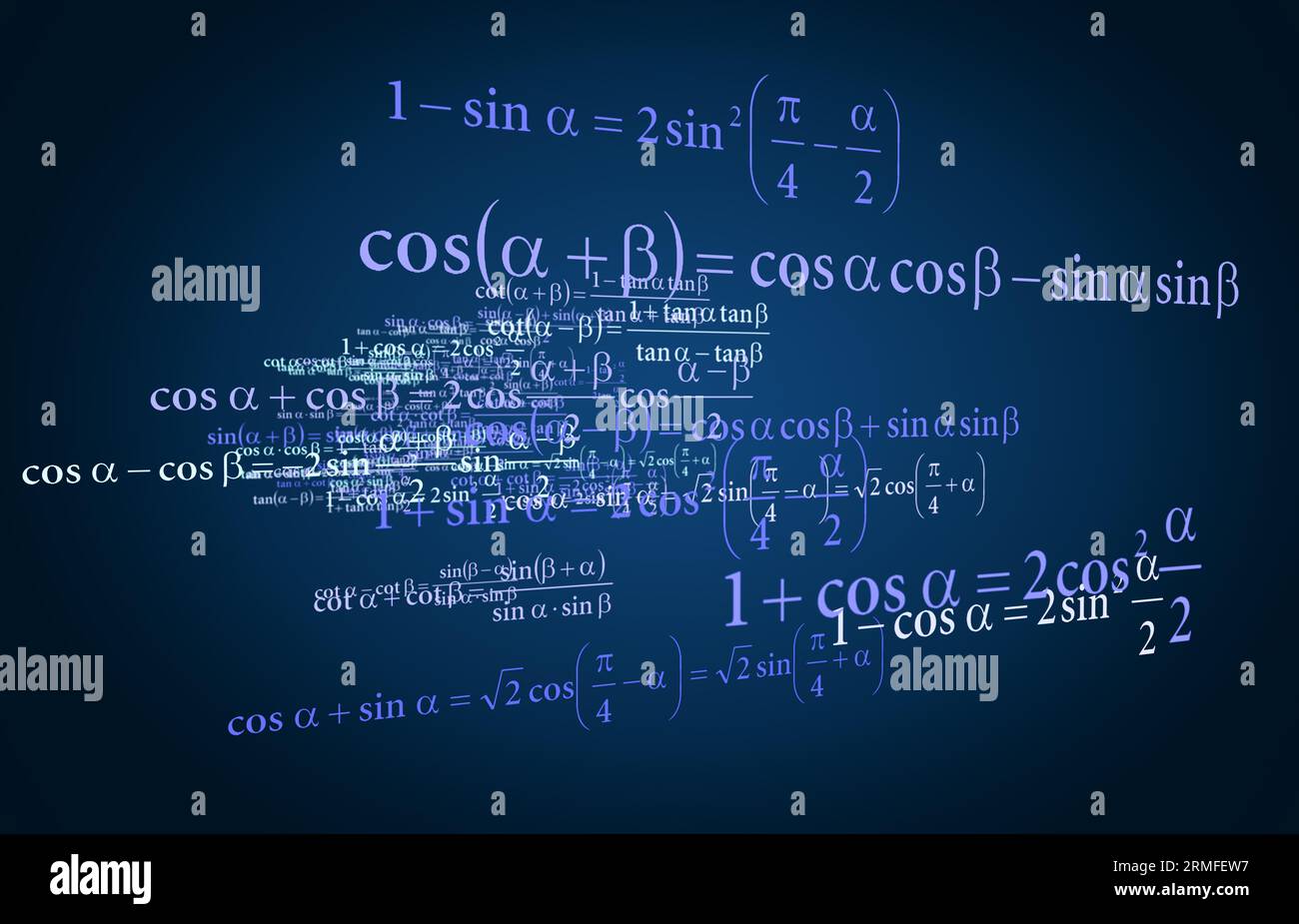 Calculo de trigonometria immagini e fotografie stock ad alta ...