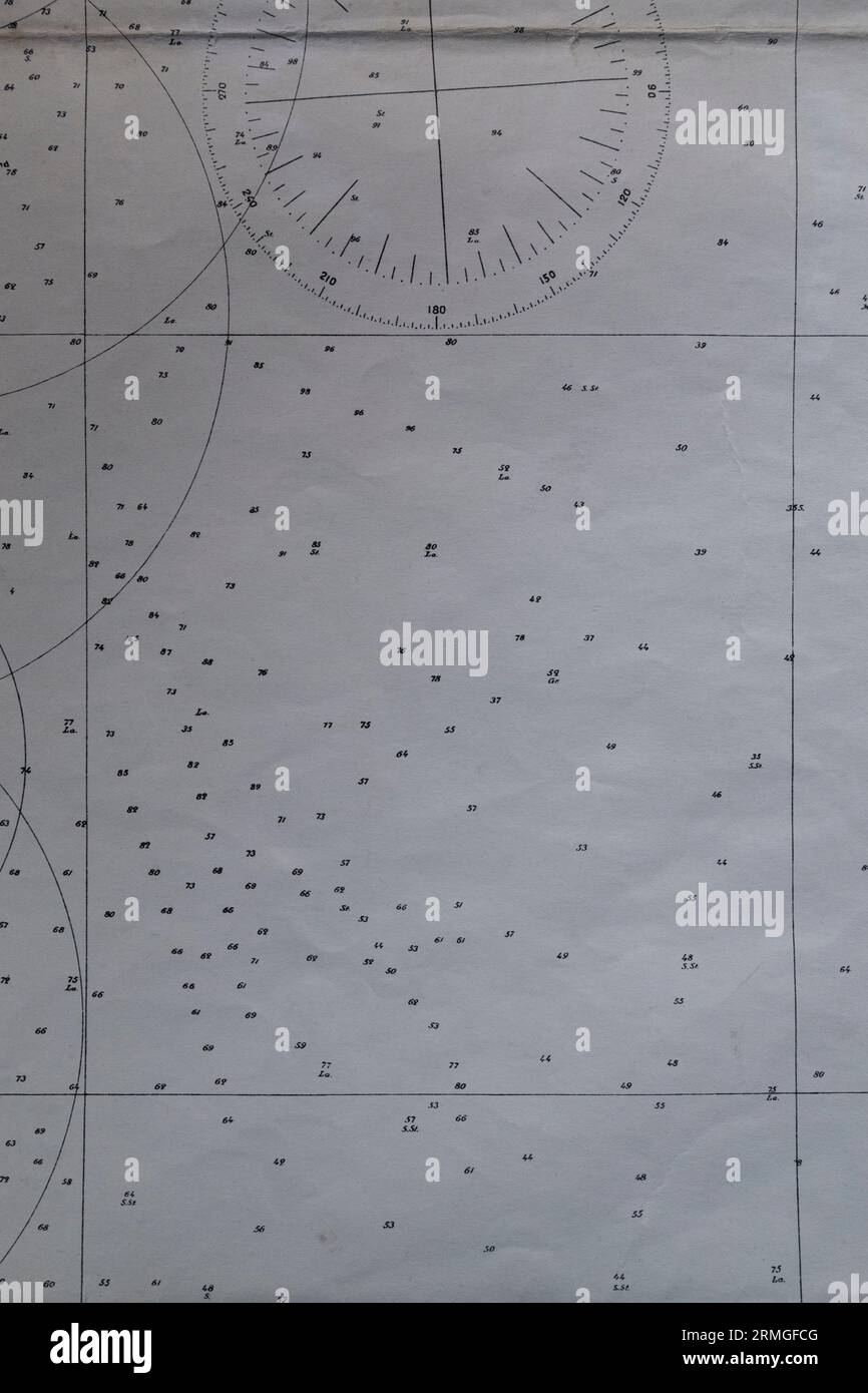 Old map navigation chart sailing immagini e fotografie stock ad alta ...