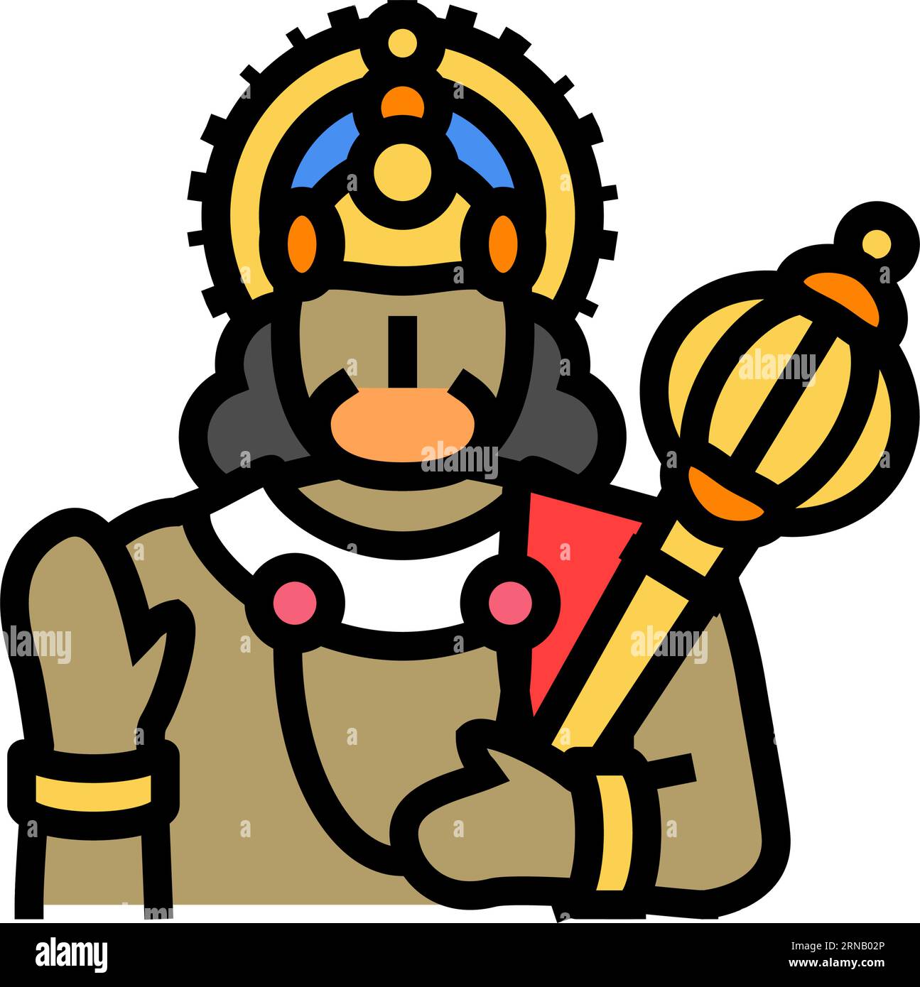 Statue of lord hanuman Immagini Vettoriali Stock - Alamy