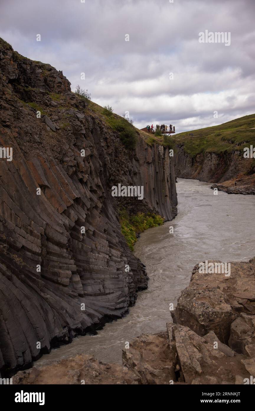 Canyon studlagil immagini e fotografie stock ad alta risoluzione - Alamy
