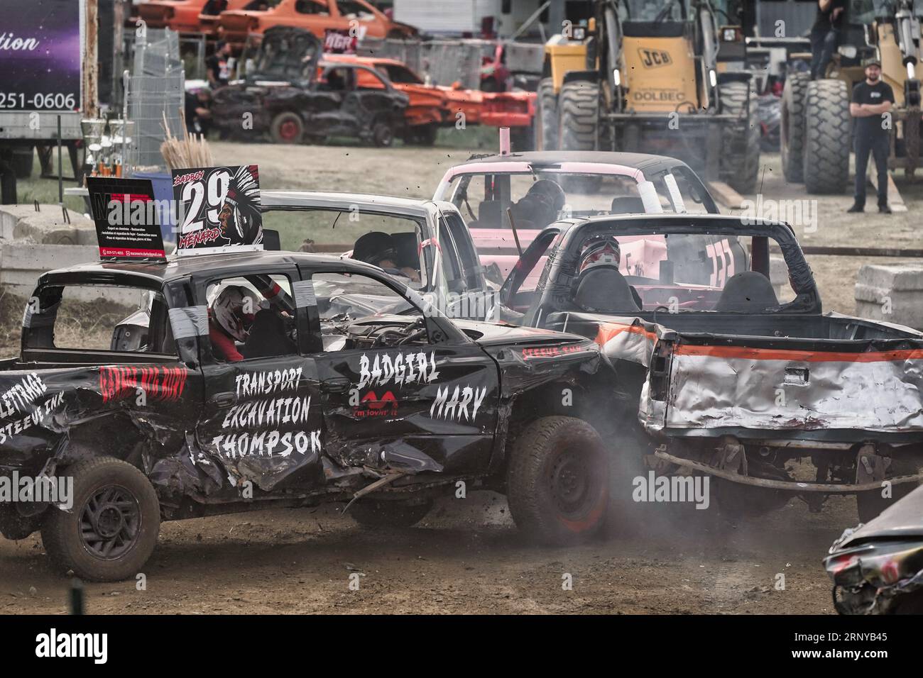 Demolition derby immagini e fotografie stock ad alta risoluzione - Alamy