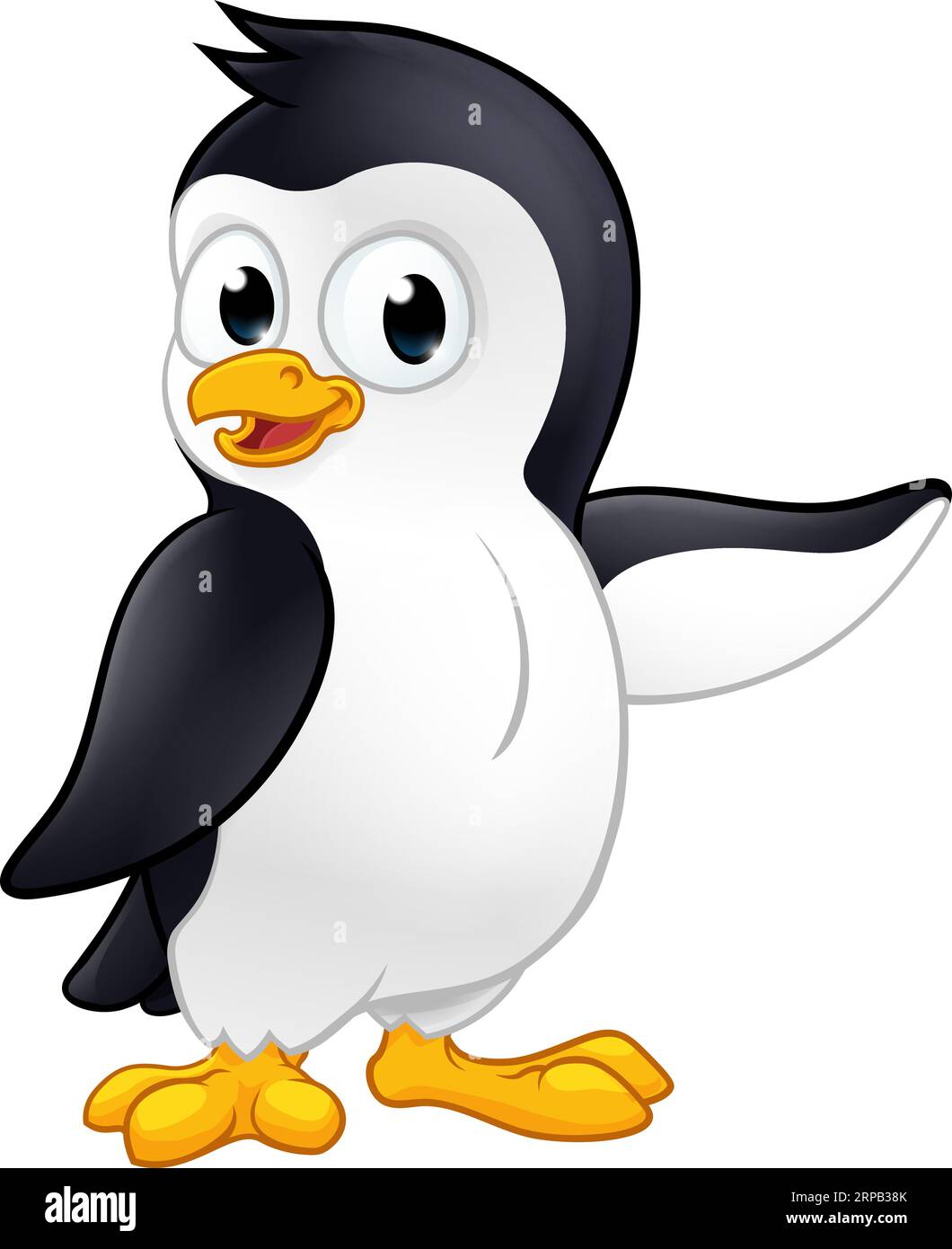 Cartone animato pinguino Immagini senza sfondo e Foto Stock ritagliate ...