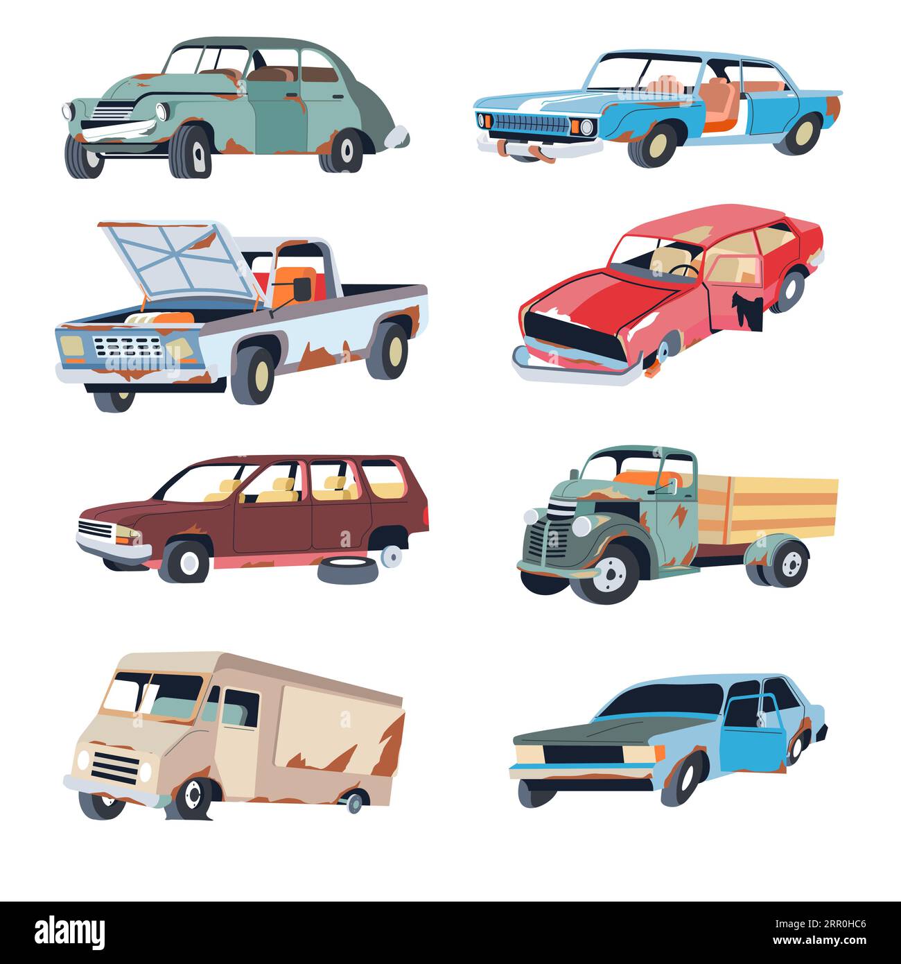Veicoli usati Immagini Vettoriali Stock - Alamy