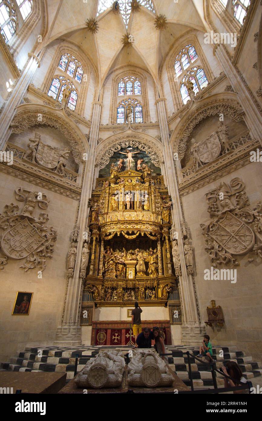 Capilla del condestable catedral de burgos immagini e fotografie stock ...