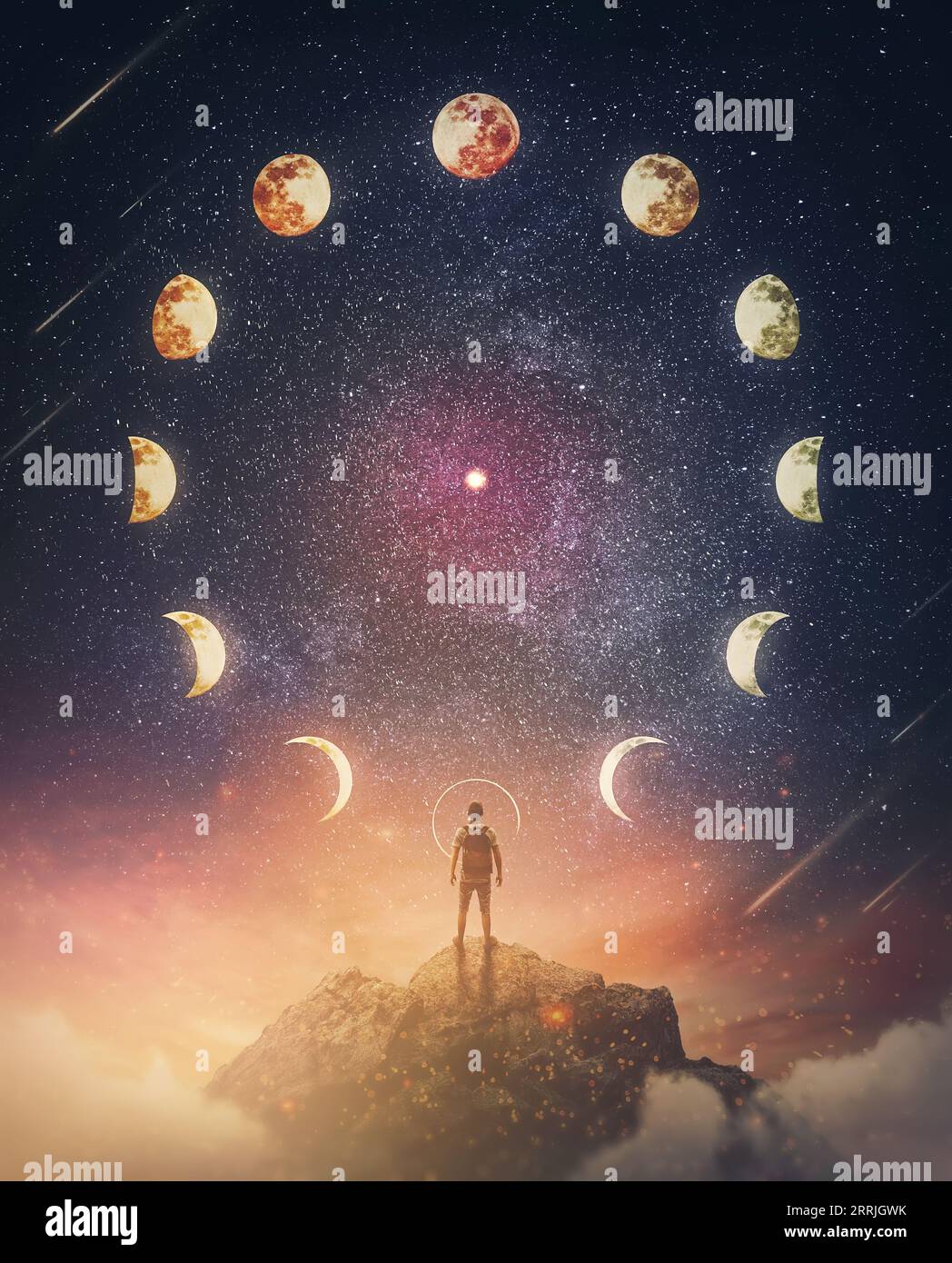 Moon phases circle immagini e fotografie stock ad alta risoluzione - Alamy
