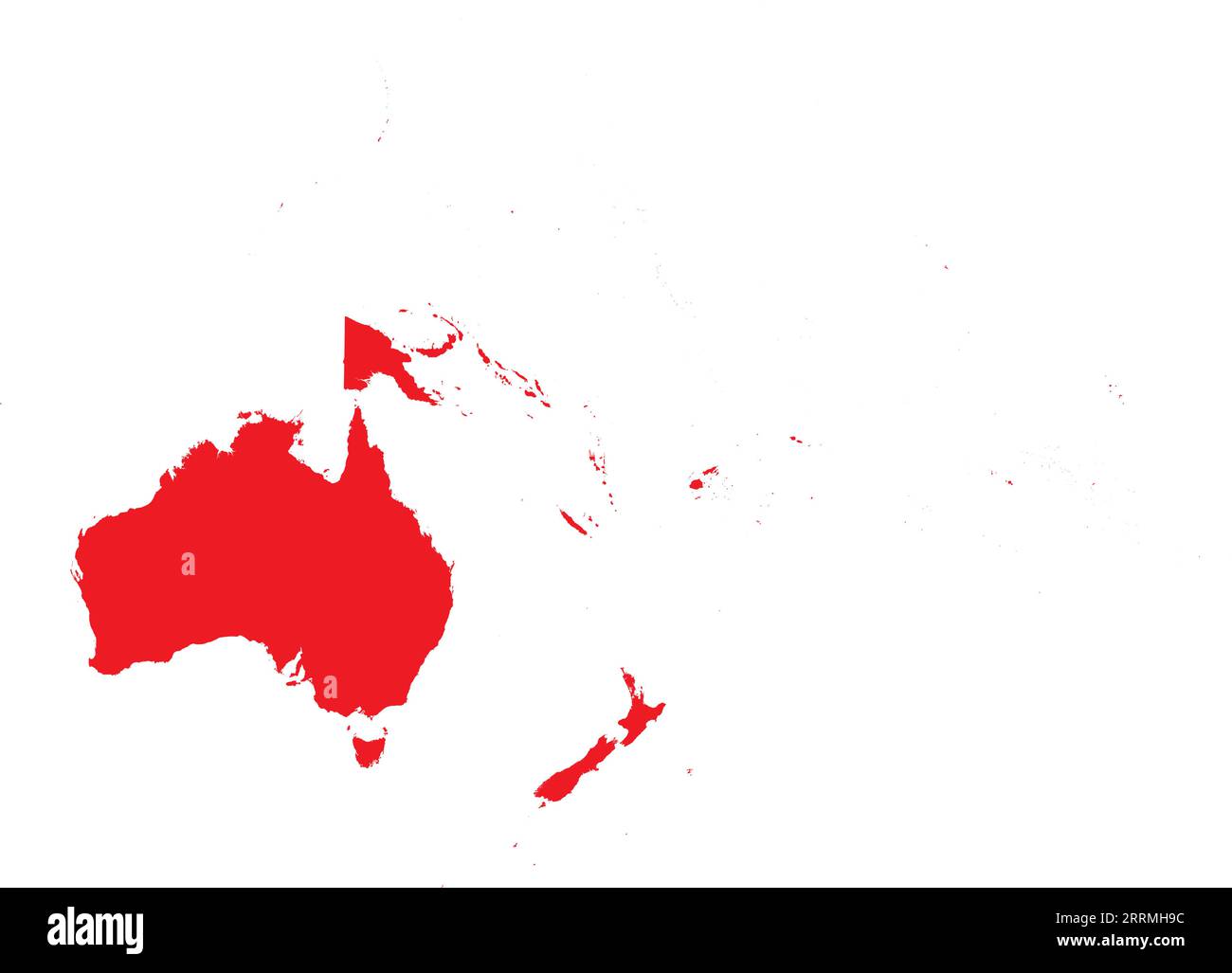 Oceania cartina geografica fisica Immagini senza sfondo e Foto Stock ...