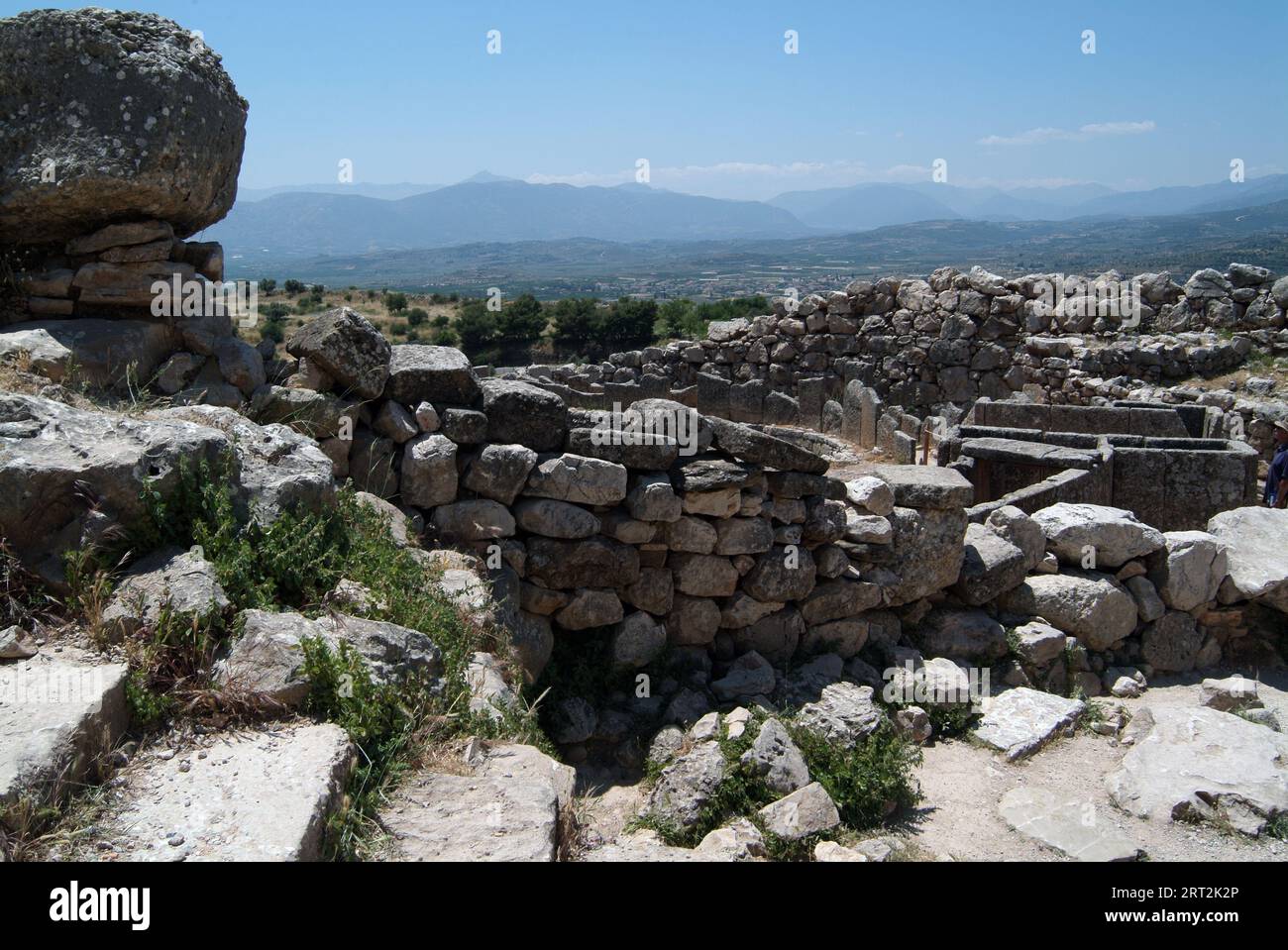 L'antico sito archeologico greco di Micene, un importante centro di ...