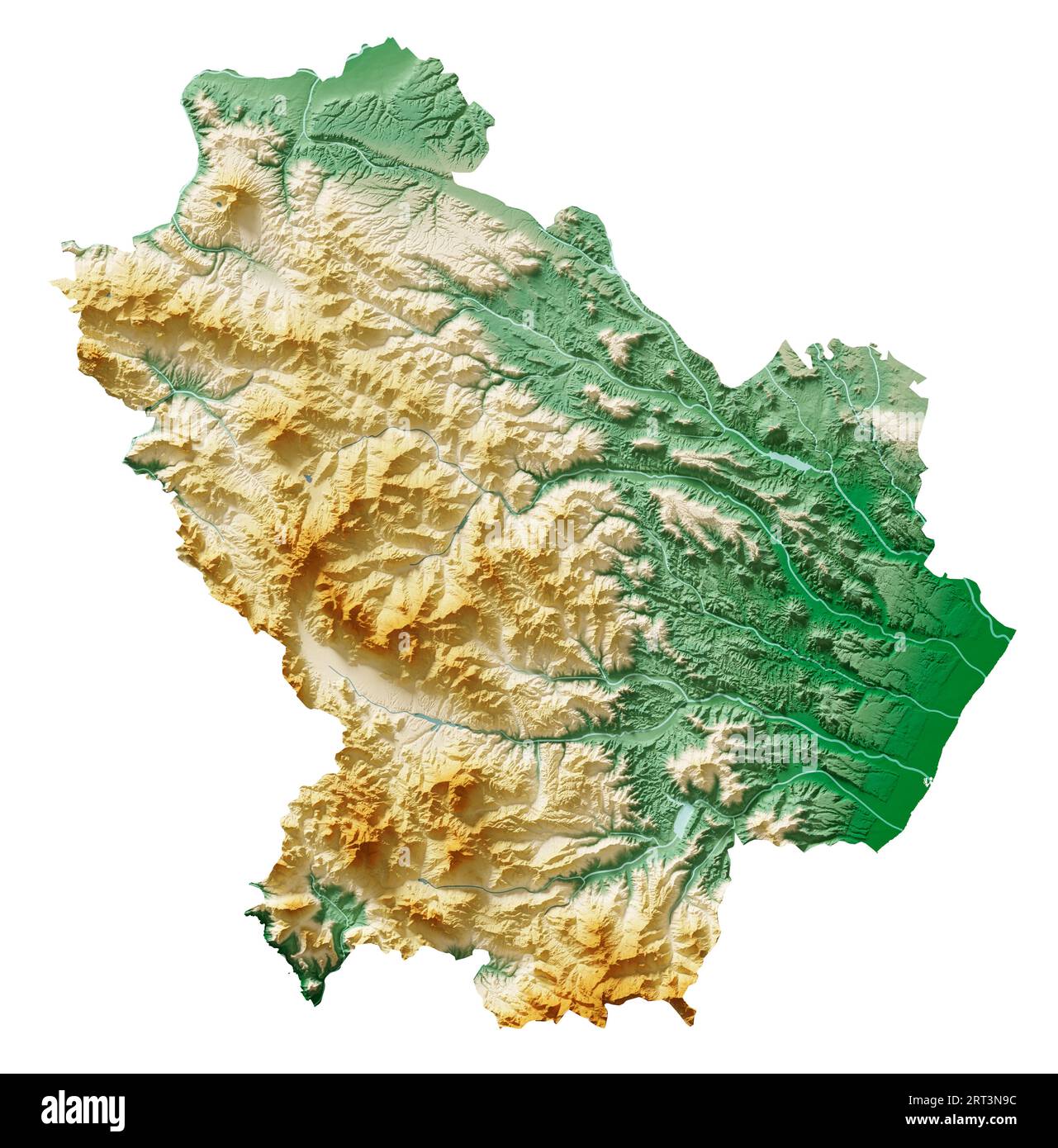 Mappa topografica dell'italia immagini e fotografie stock ad alta ...