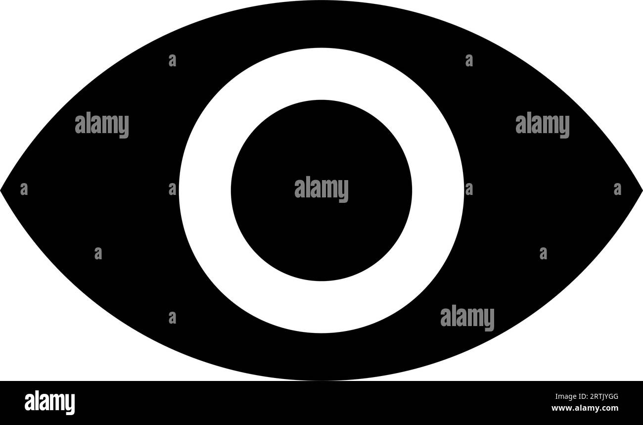 Vista simbolo Immagini Vettoriali Stock - Alamy