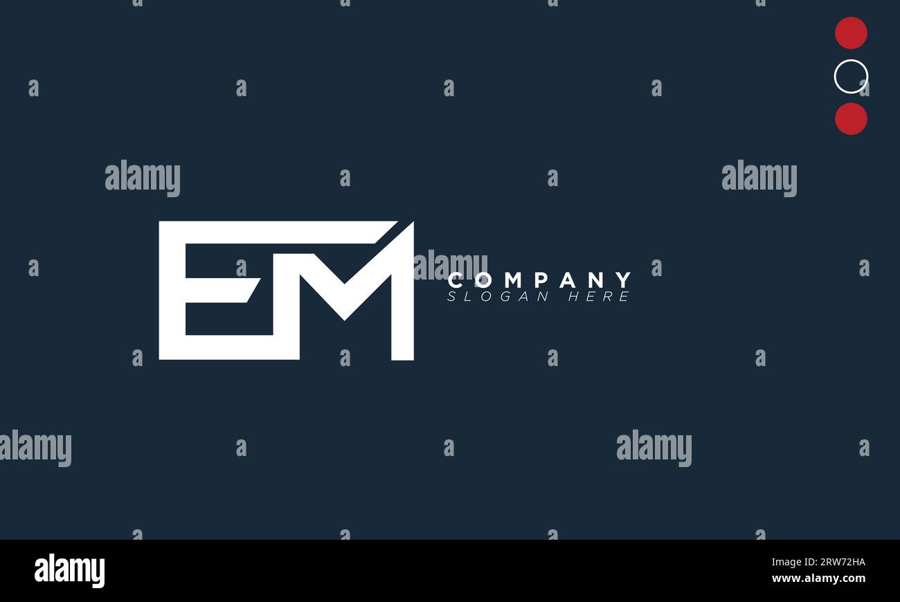 Em logo Immagini Vettoriali Stock - Pagina 2 - Alamy