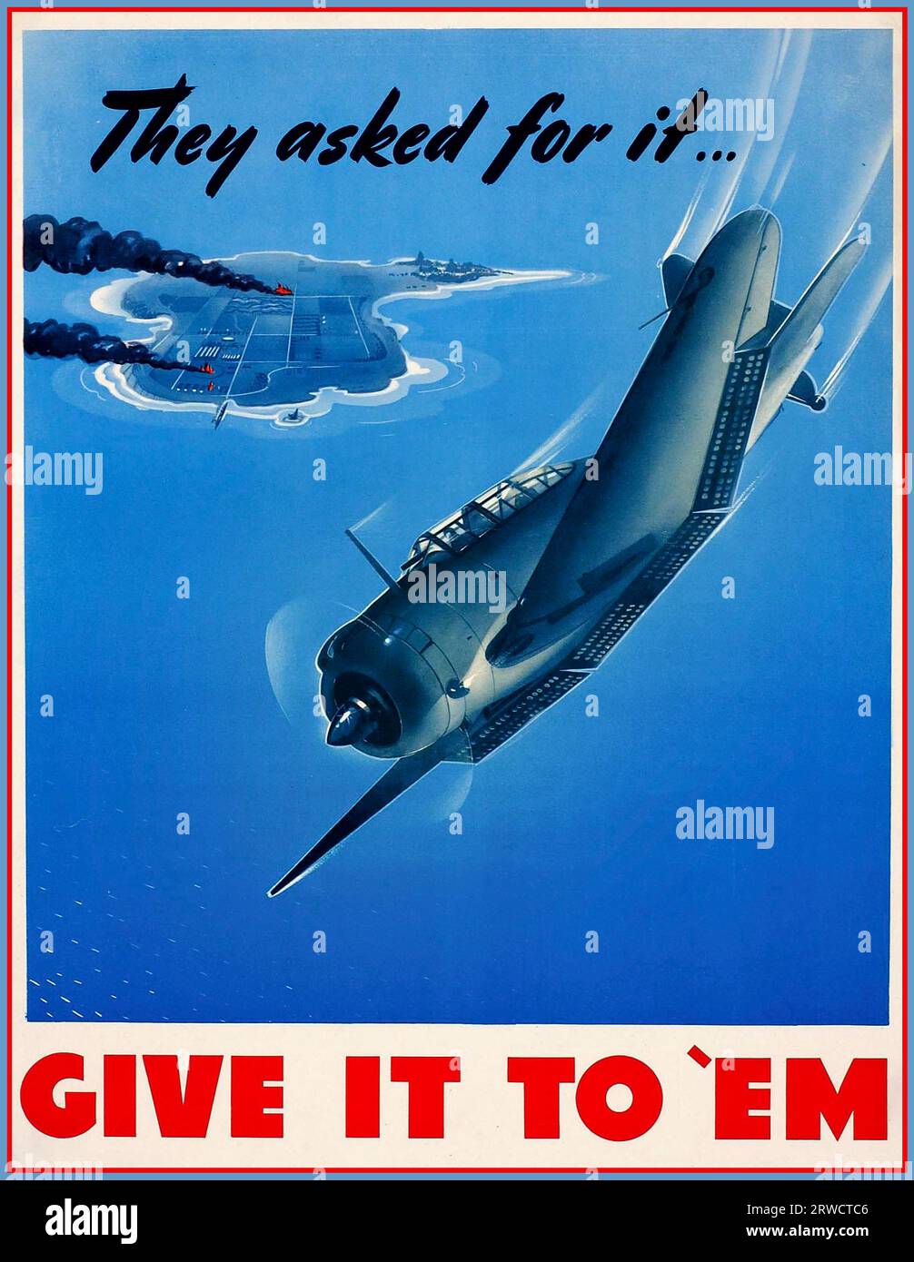 Poster di propaganda usa ww2 degli anni '40 vintage immagini e ...