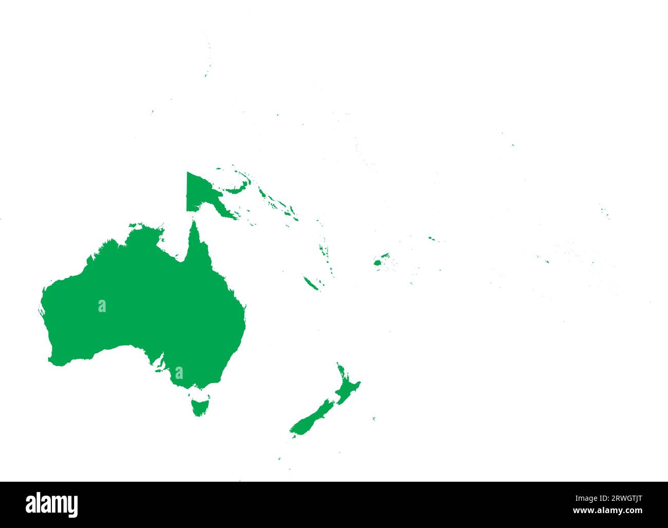 Mappa oceania a colori immagini e fotografie stock ad alta risoluzione ...