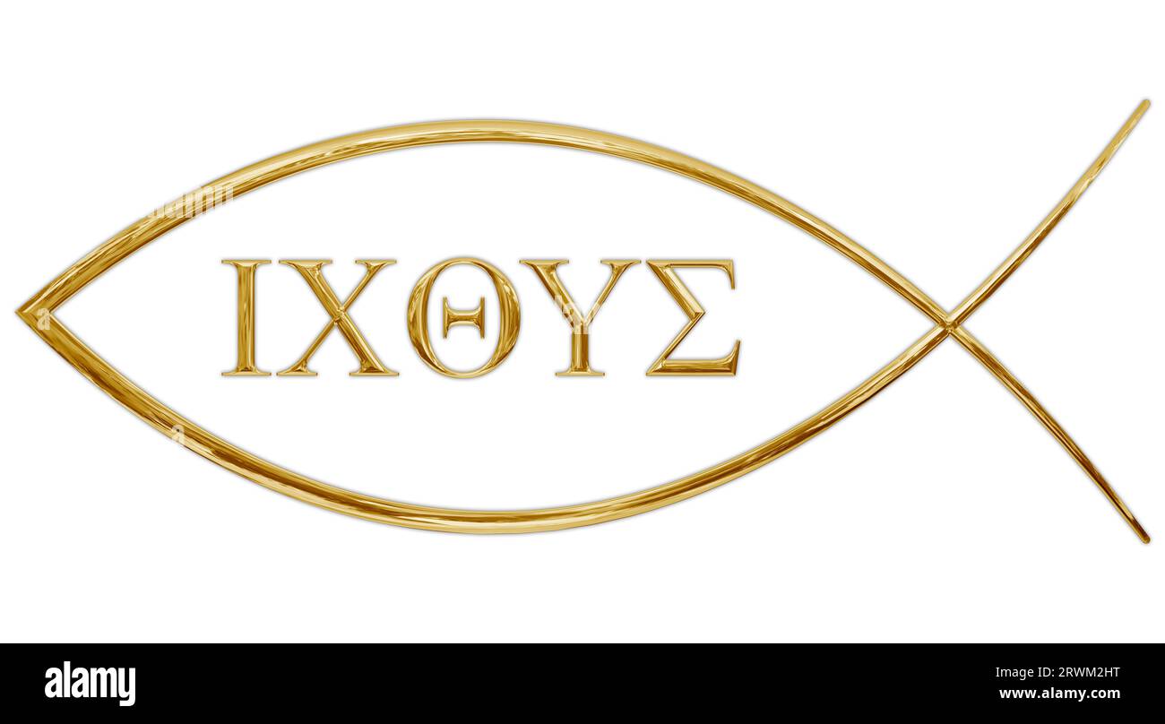 Simbolo del pesce cristiano immagini e fotografie stock ad alta ...