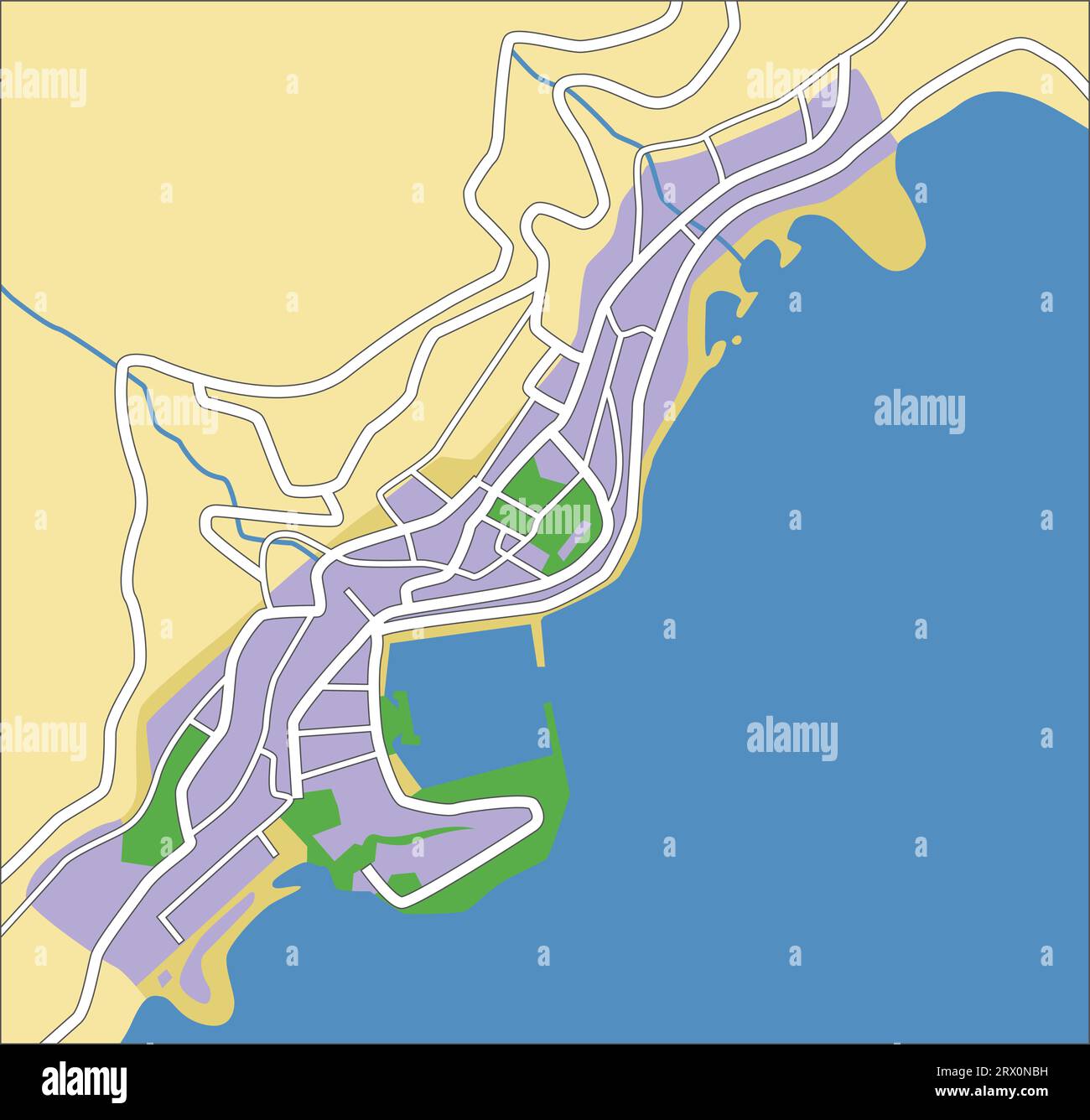 Map of monaco immagini e fotografie stock ad alta risoluzione - Alamy