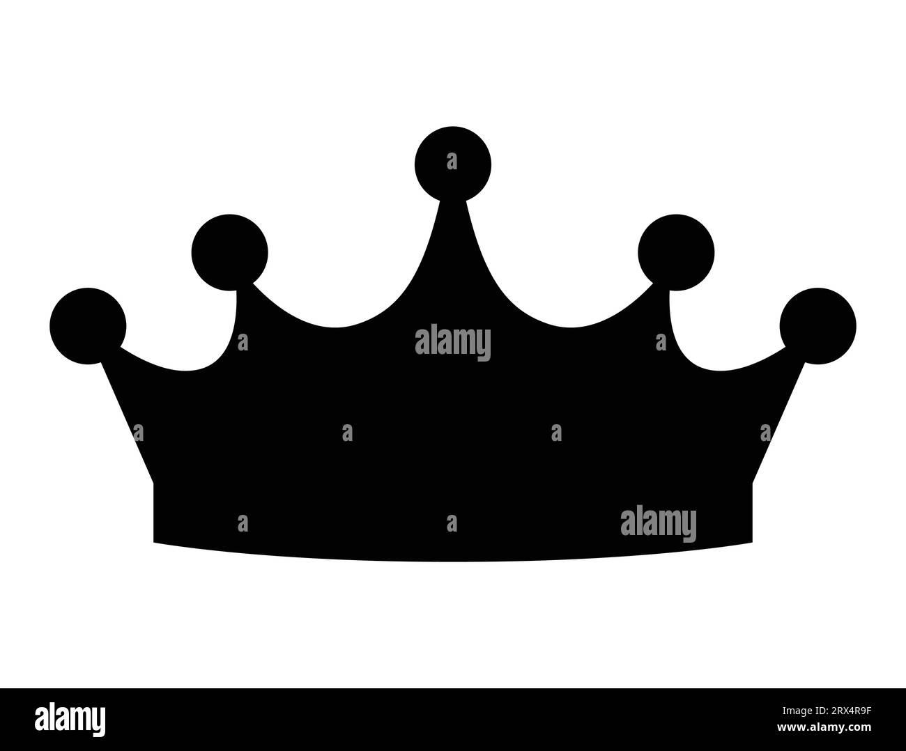 Crown silhouette immagini e fotografie stock ad alta risoluzione - Alamy