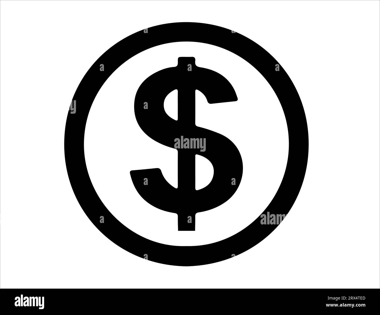 Segno di valuta e simbolo del dollaro Immagini Vettoriali Stock - Alamy