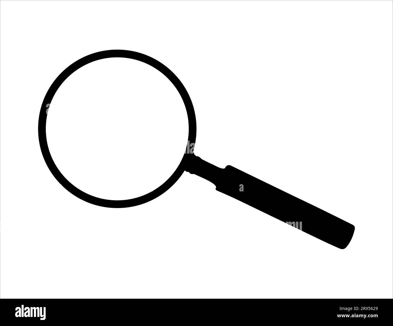 Simbolo della lente di ingrandimento Immagini Vettoriali Stock - Alamy