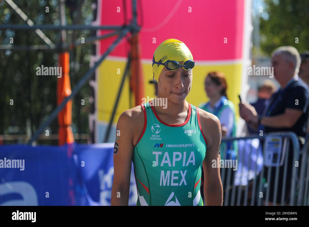 Pontevedra, Spagna, 24 settembre 2023: La triatleta messicana Rosa ...