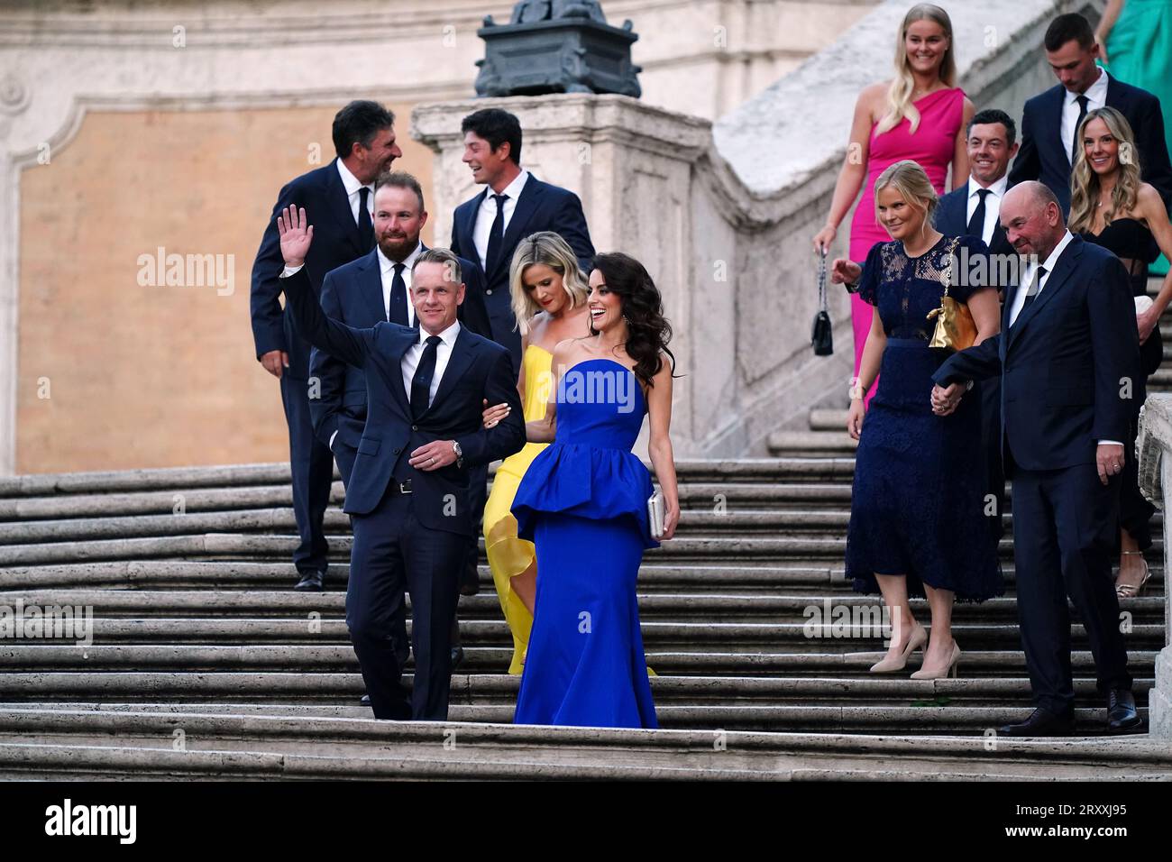 Il capitano del Team Europe Luke Donald e la moglie Diane Donald alla ...